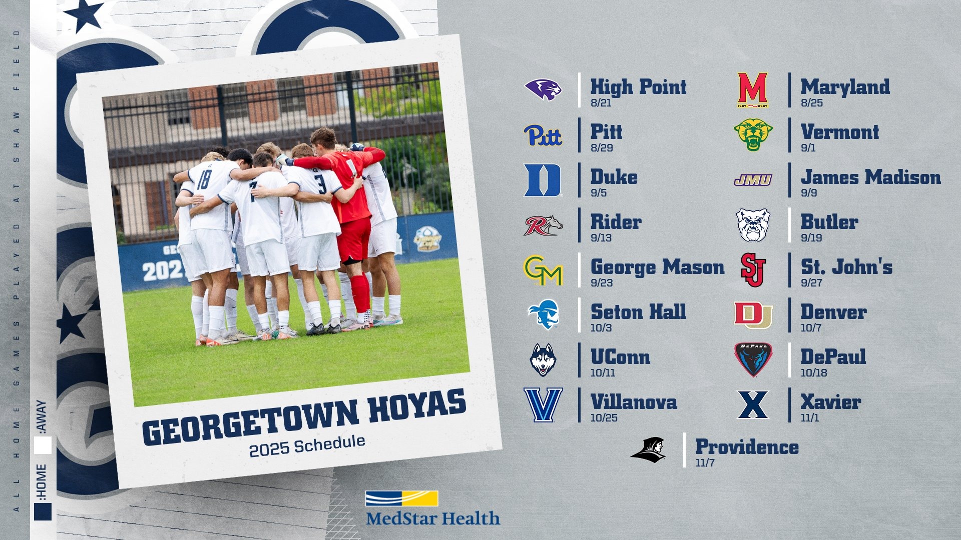 Men’s Soccer 2025 Camp Registrations Now Open - Georgetown University ...