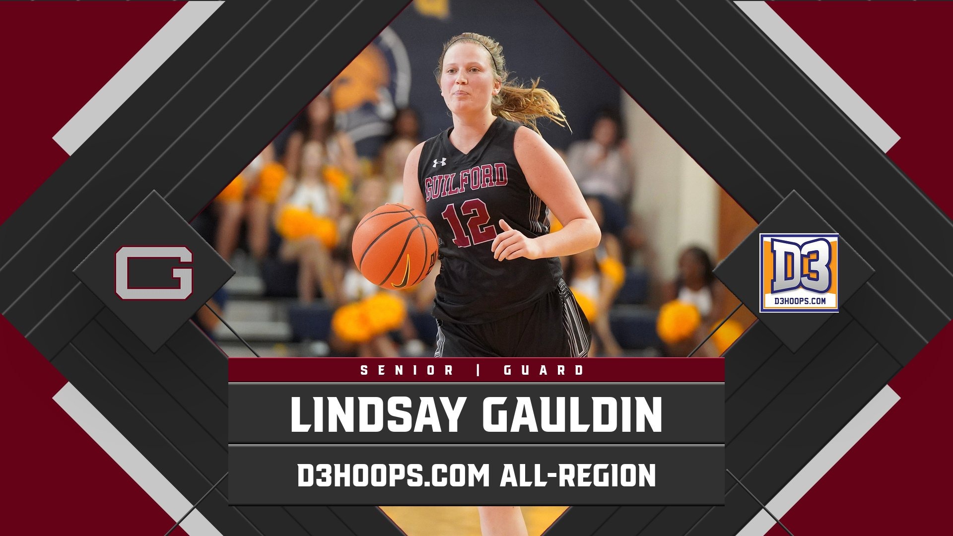 Gauldin Receives All-Region Honor - Guilford College