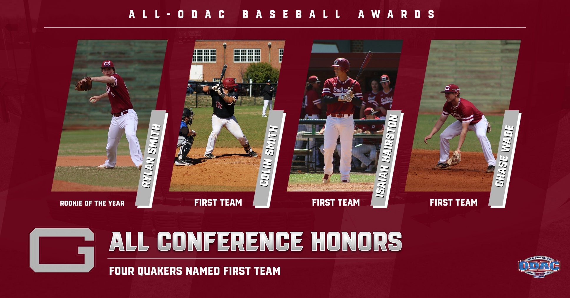Rylan Smith Named Rookie of the Year - Guilford College