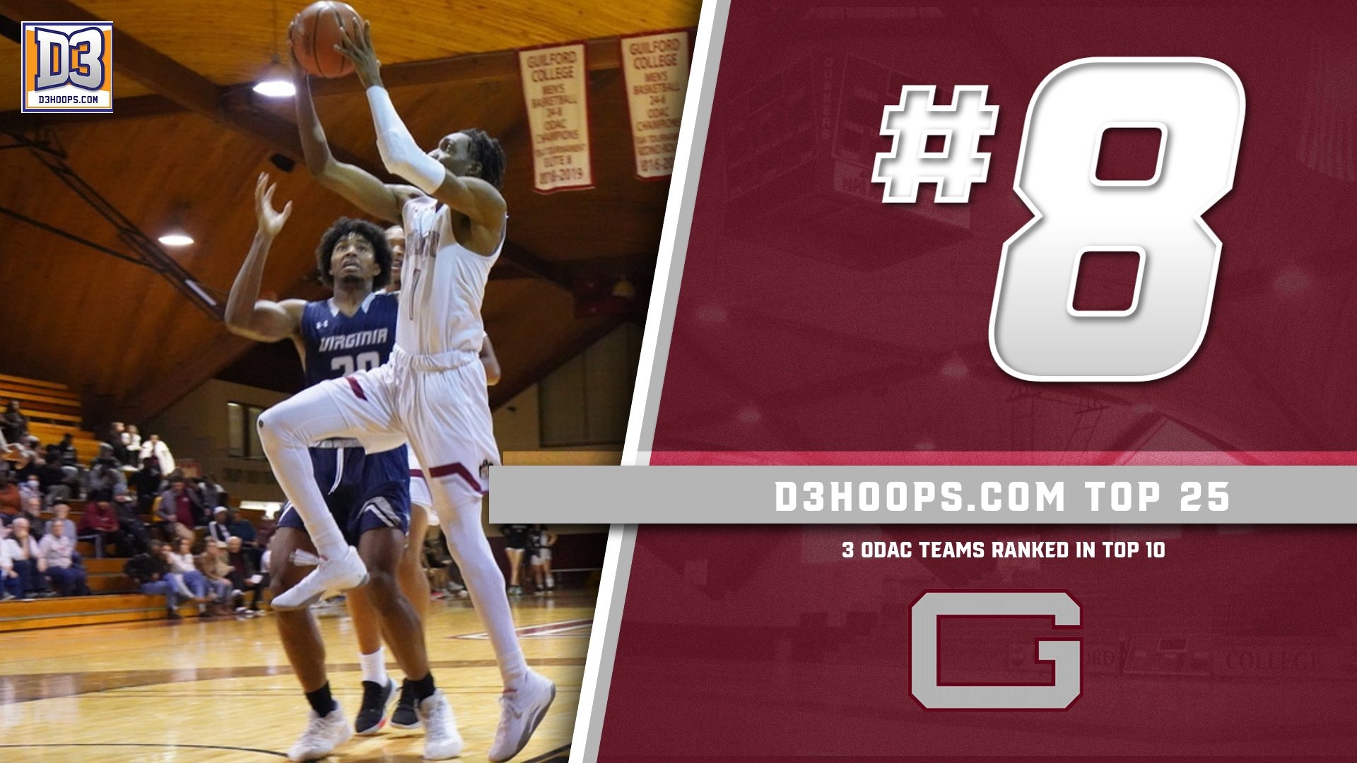Quakers Remain at 8th in Latest D3hoops.com Rankings - Guilford College