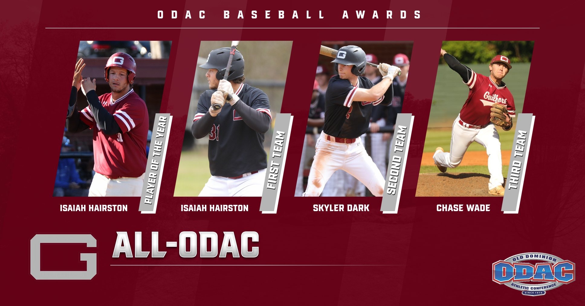 Hairston Claims ODAC Player of the Year Among Trio of Baseball All-ODAC ...