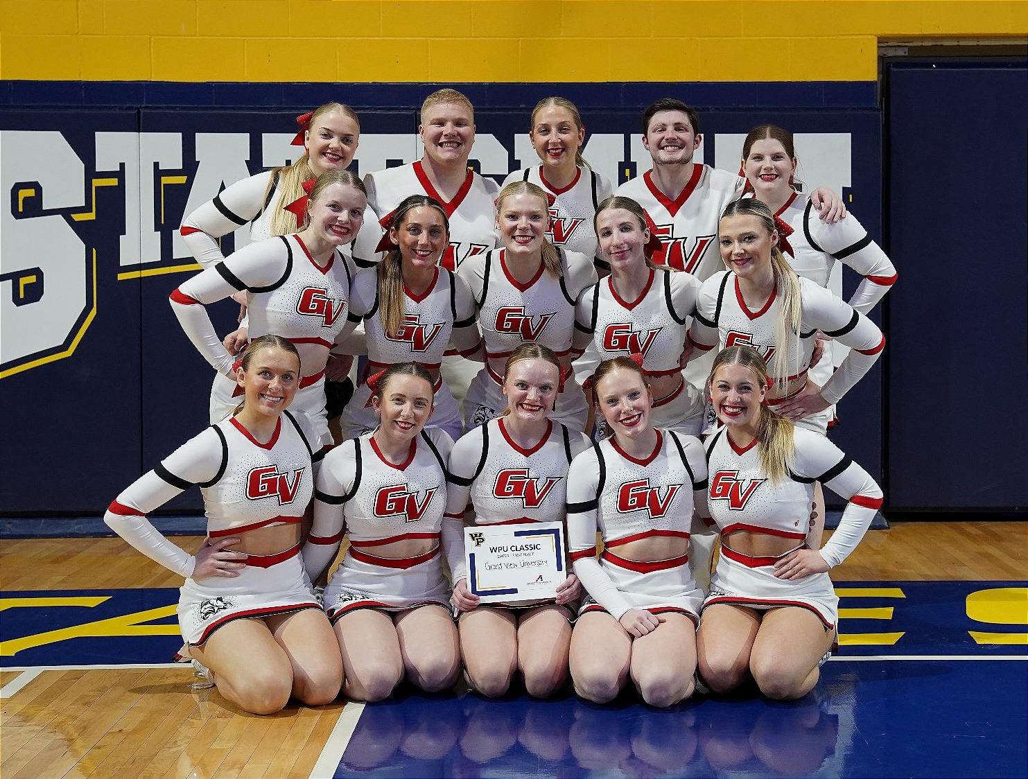 Vikings Cheer wins Competition hosted by William Penn - Grand View ...