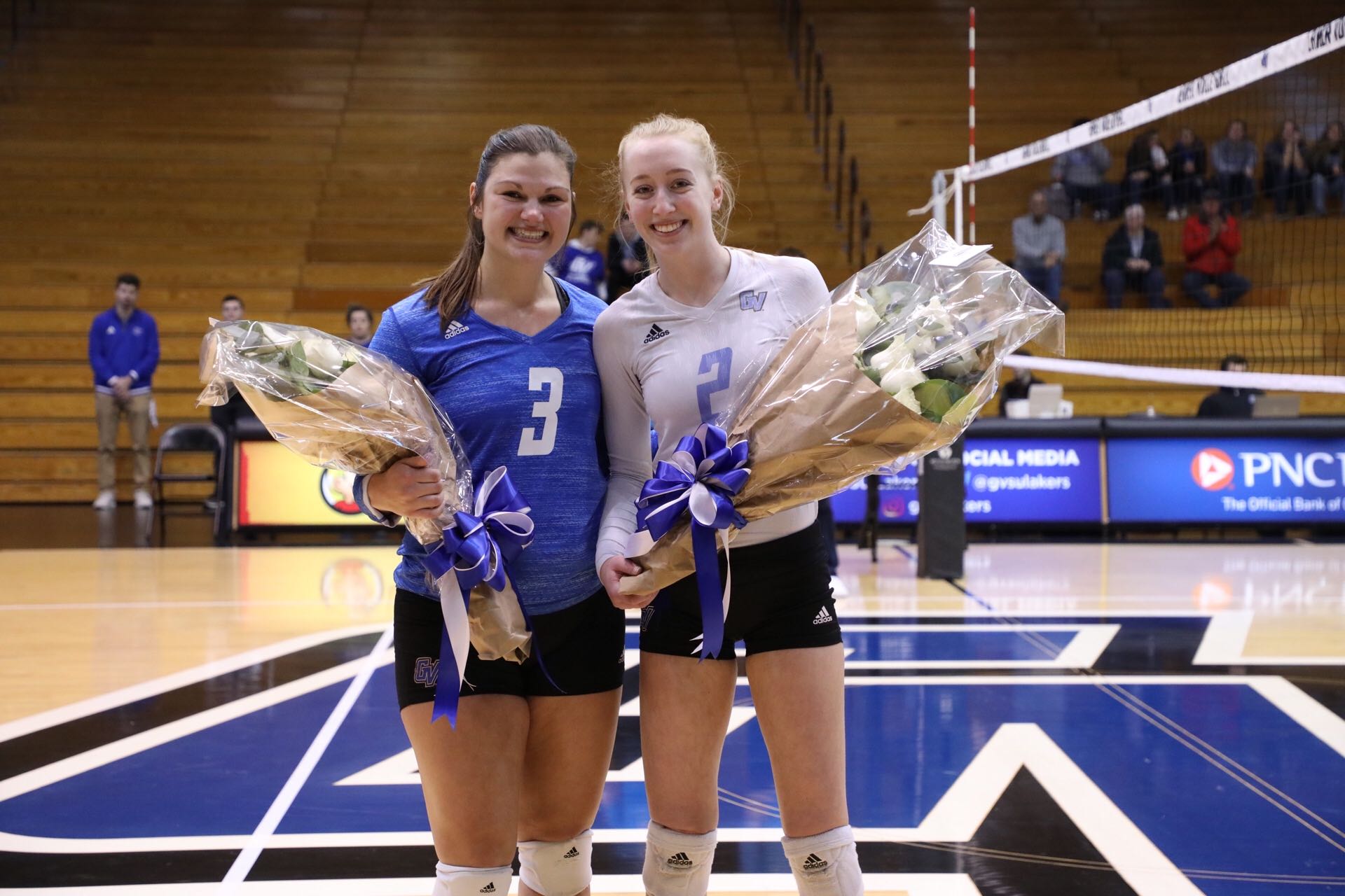 GVSU Volleyball honors a pair of seniors; Defeats PNW 3-0 - Grand ...