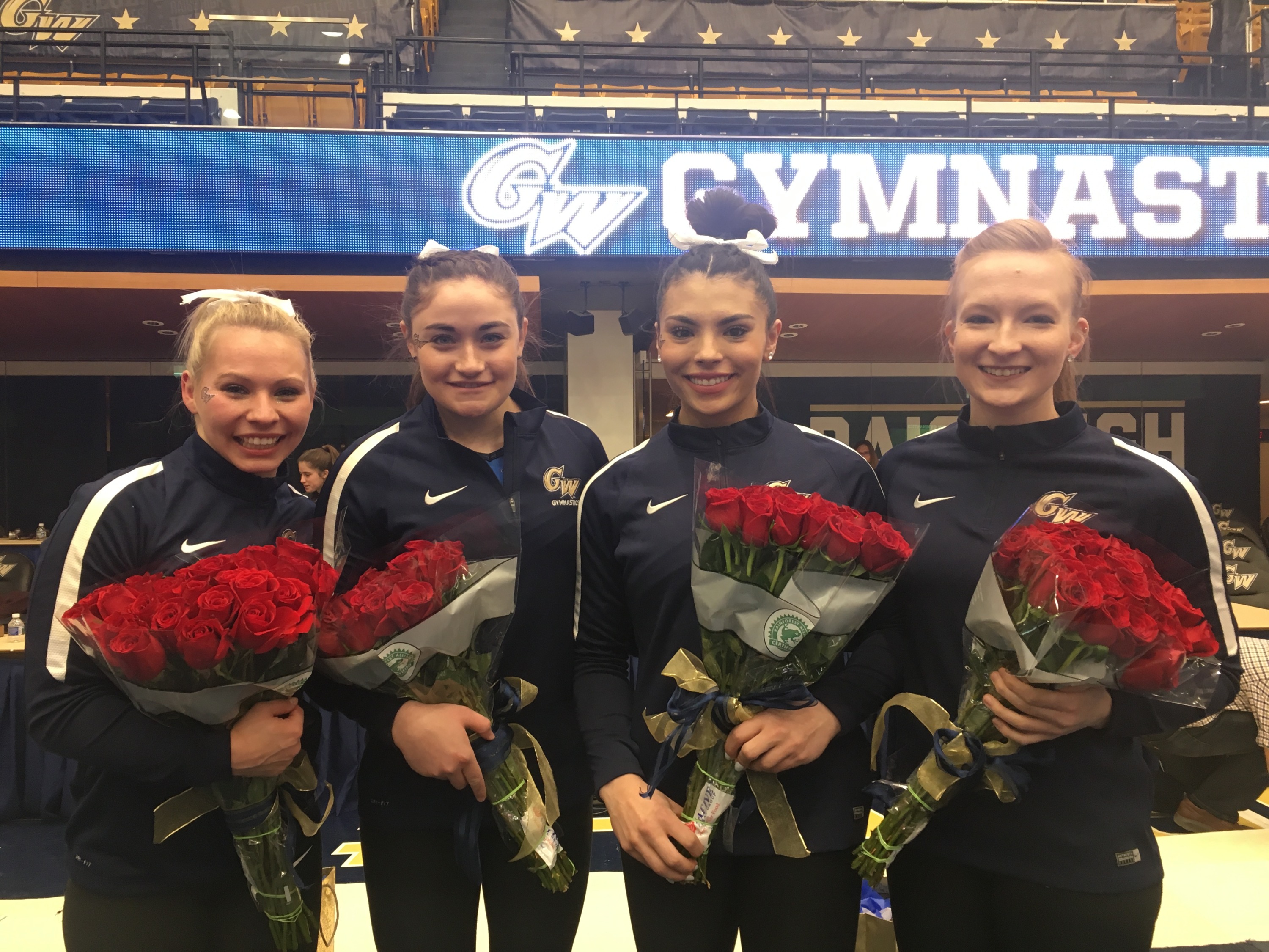 Gymnastics Closes Regular Season with Senior Day Win - George ...
