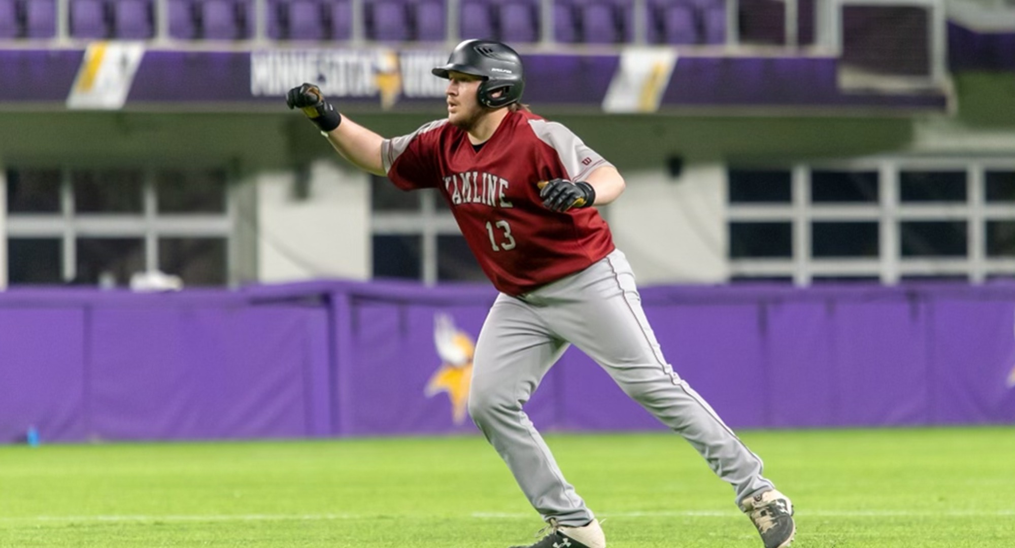 Baseball Drops a Pair of Games to Crown at US Bank Stadium - Hamline ...