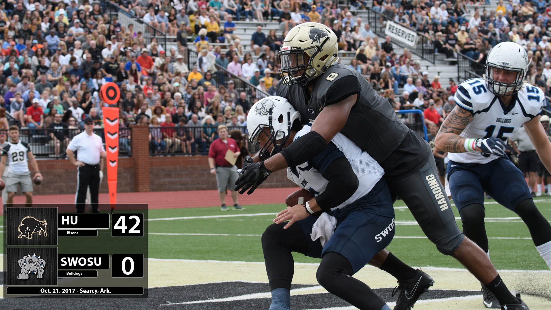 Harding Football Posts 42-0 Shutout of Southwestern Oklahoma on ...