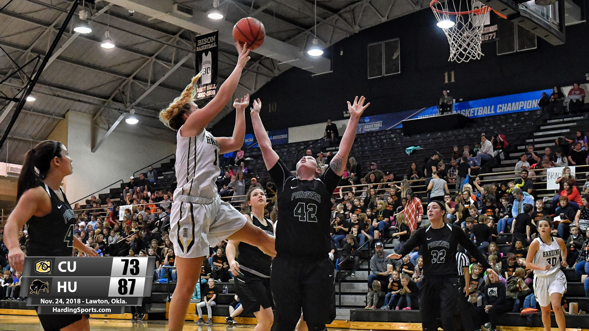 Lampo Scores Career-High 29 Points, Leads Harding Past Cameron ...