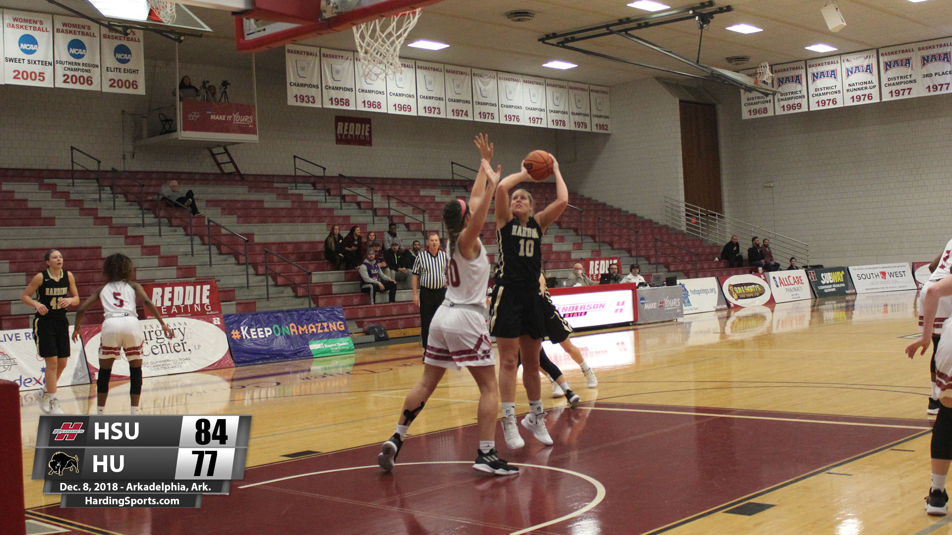 Harding Women's Basketball Suffers First GAC Loss at Henderson State ...