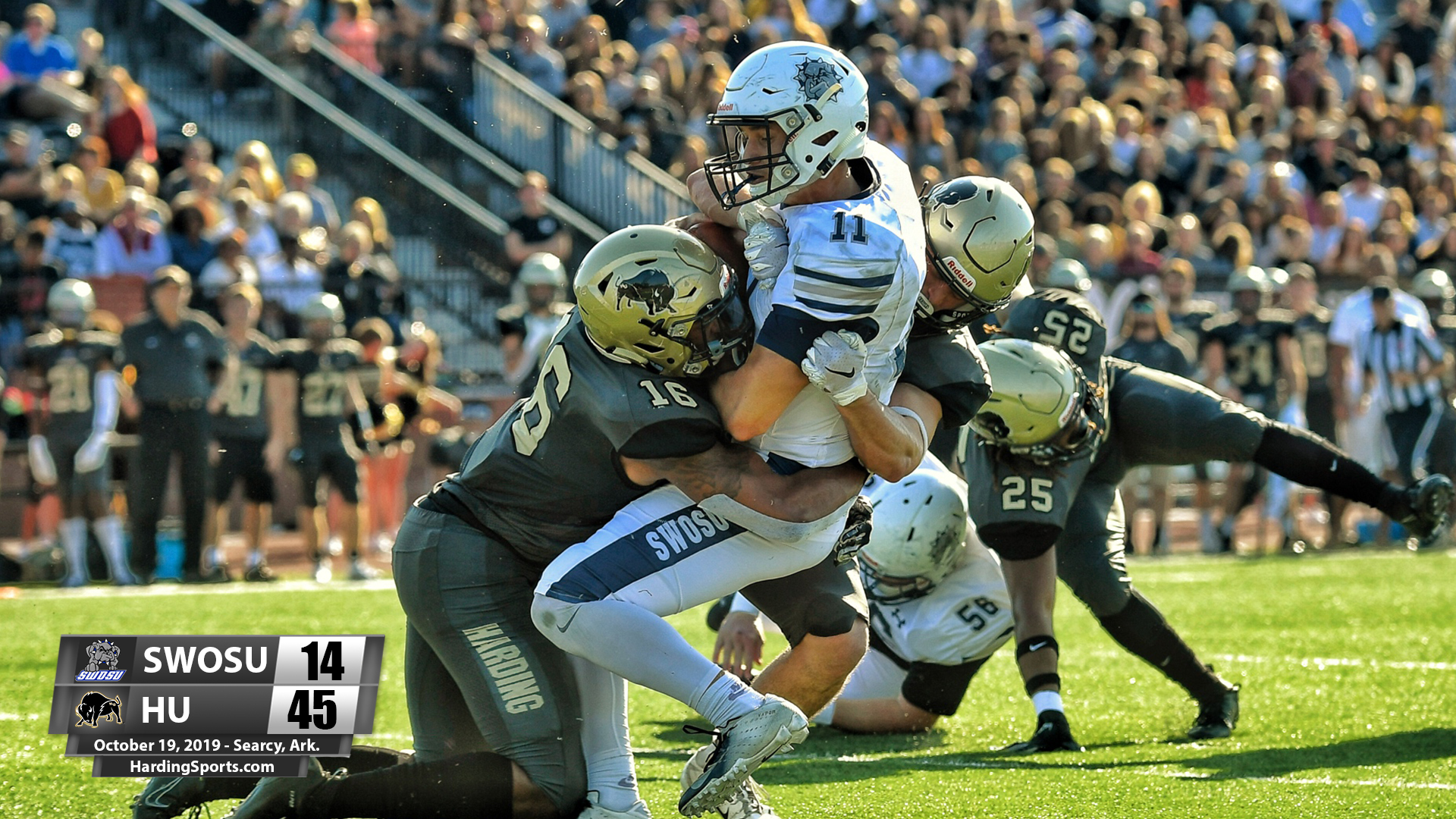 No. 21 Harding Rolls to Sixth Straight Victory on Homecoming - Harding ...