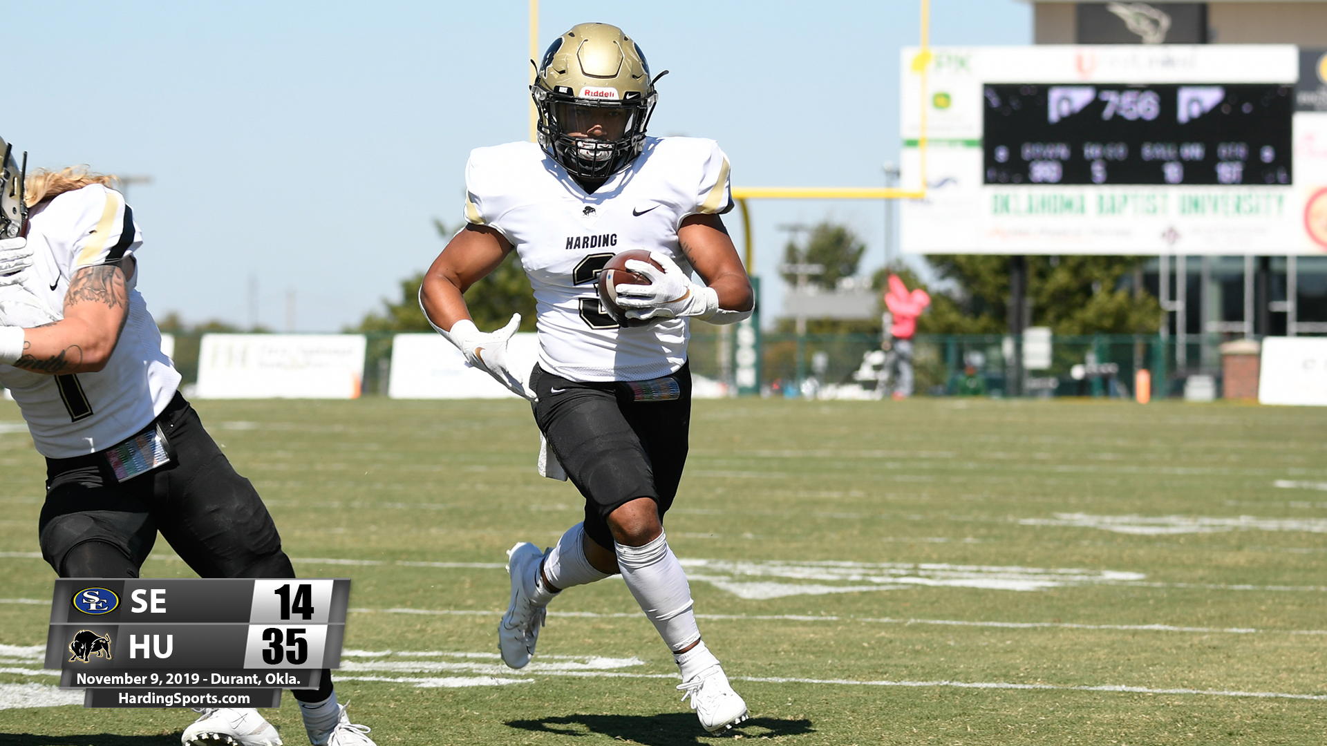 No. 16 Harding Runs Past Southeastern 35-14 - Harding University Athletics