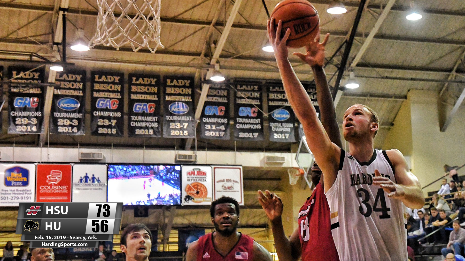 Reddie Run Sinks Harding, Bisons Fall to Henderson State 73-56 ...
