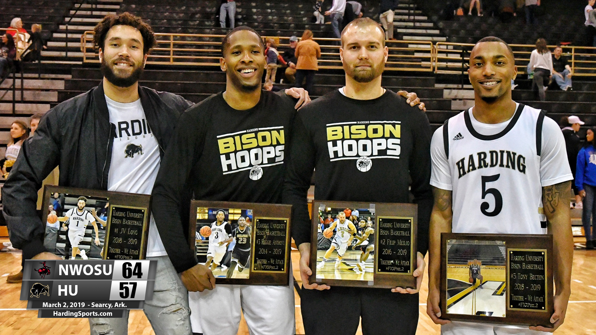 Harding Men's Basketball Honors Seniors After Season Finale - Harding ...