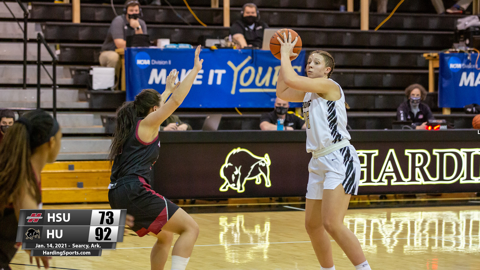 Harding Rolls Past Henderson State in Home Opener for Kirby's 300th Win ...