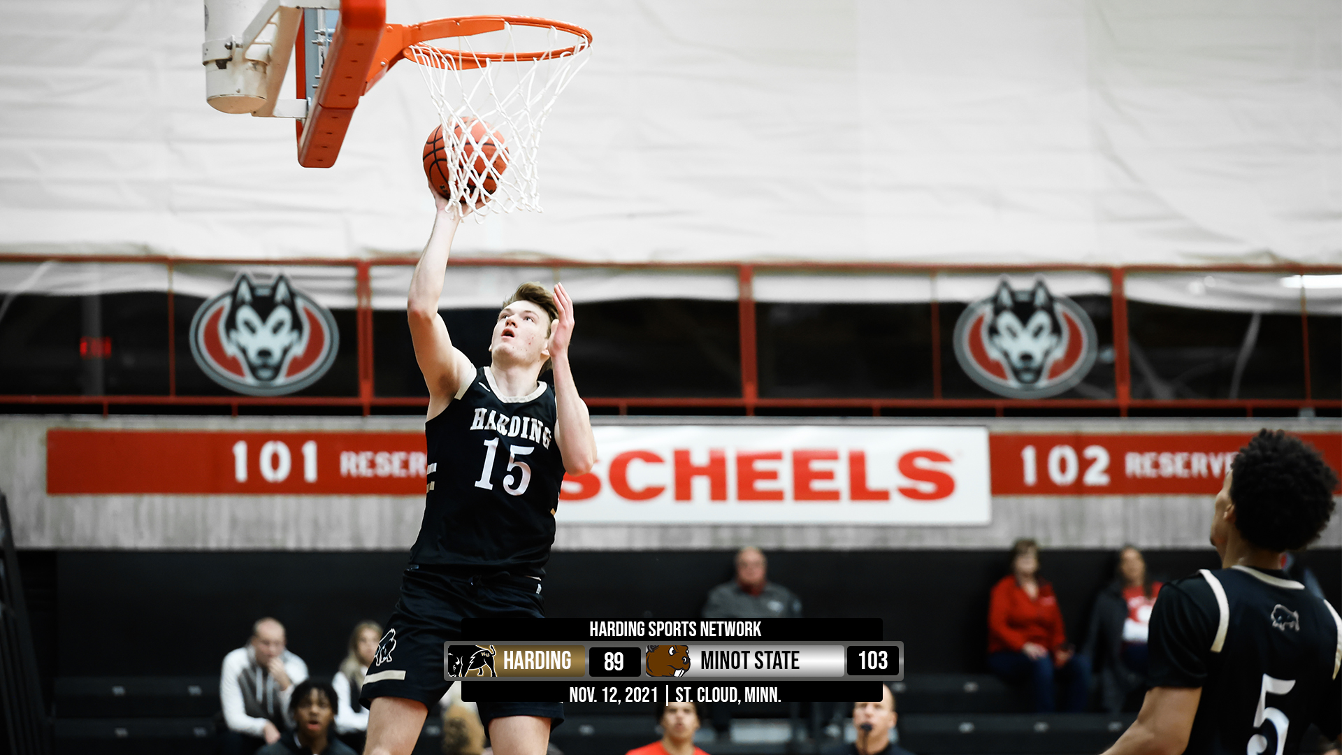 Smithson, Currie Lead Harding in 103-89 Loss to Minot State - Harding ...