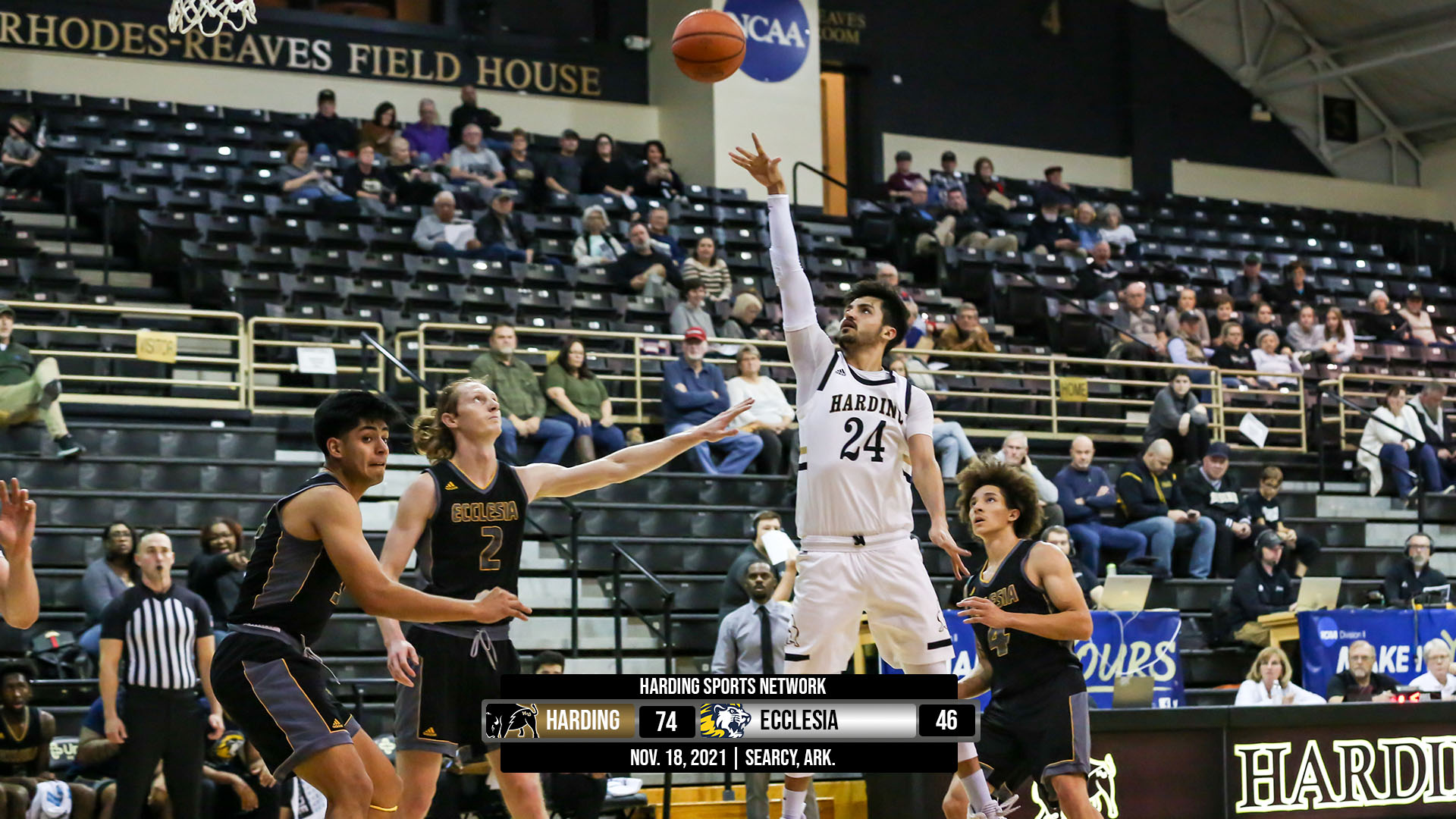 Bisons Down Ecclesia to Win Home Opener - Harding University Athletics