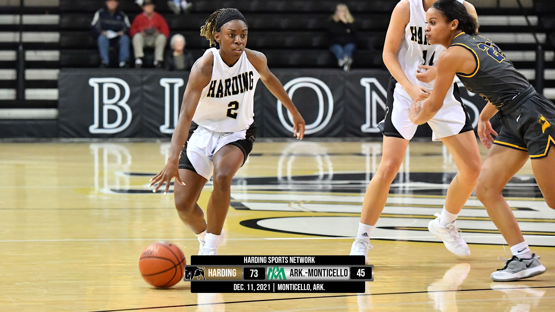 Lady Bisons Win Big at Arkansas-Monticello - Harding University Athletics