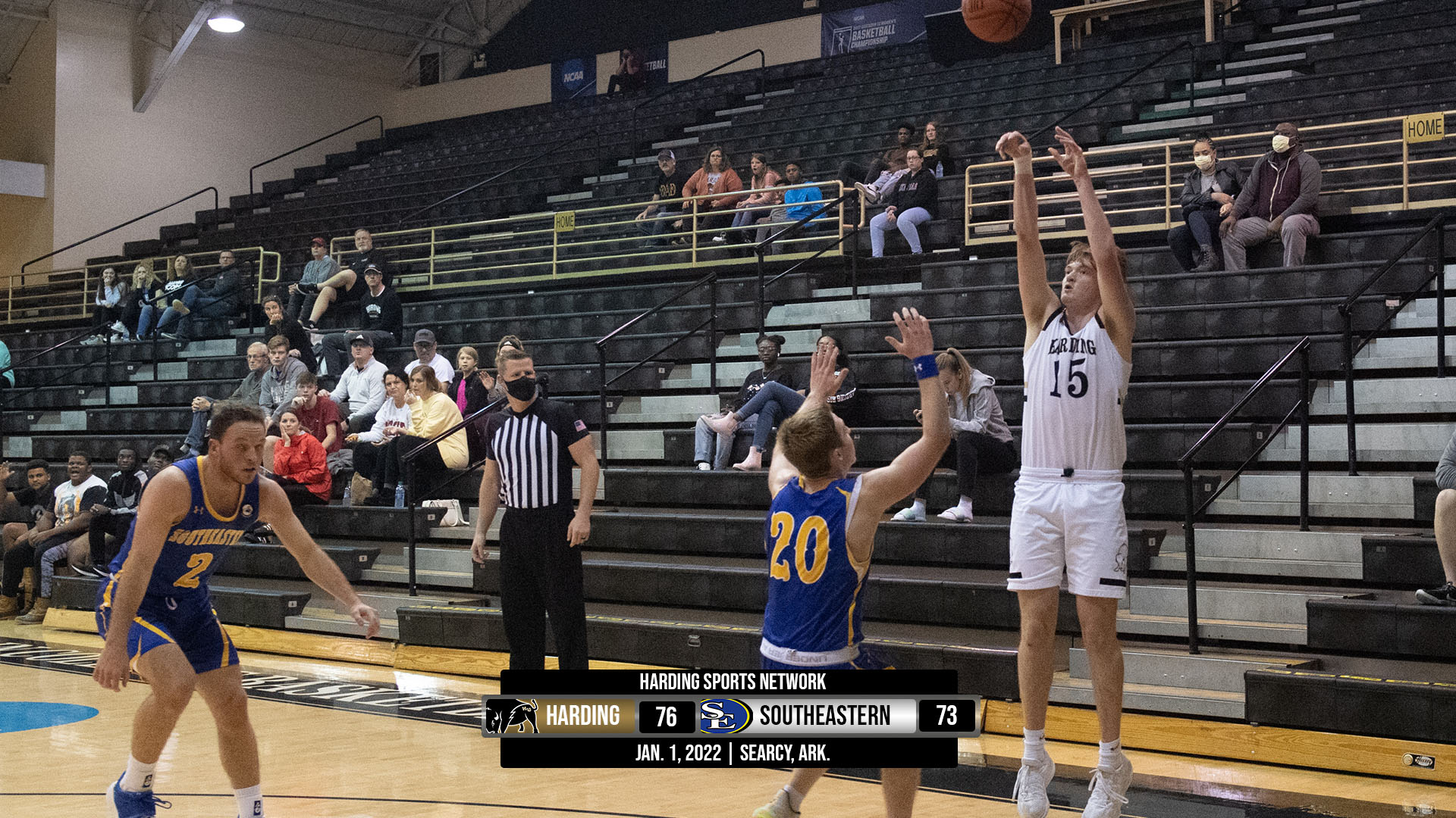Harding Upsets GAC Leader Southeastern Oklahoma 76-73 - Harding ...
