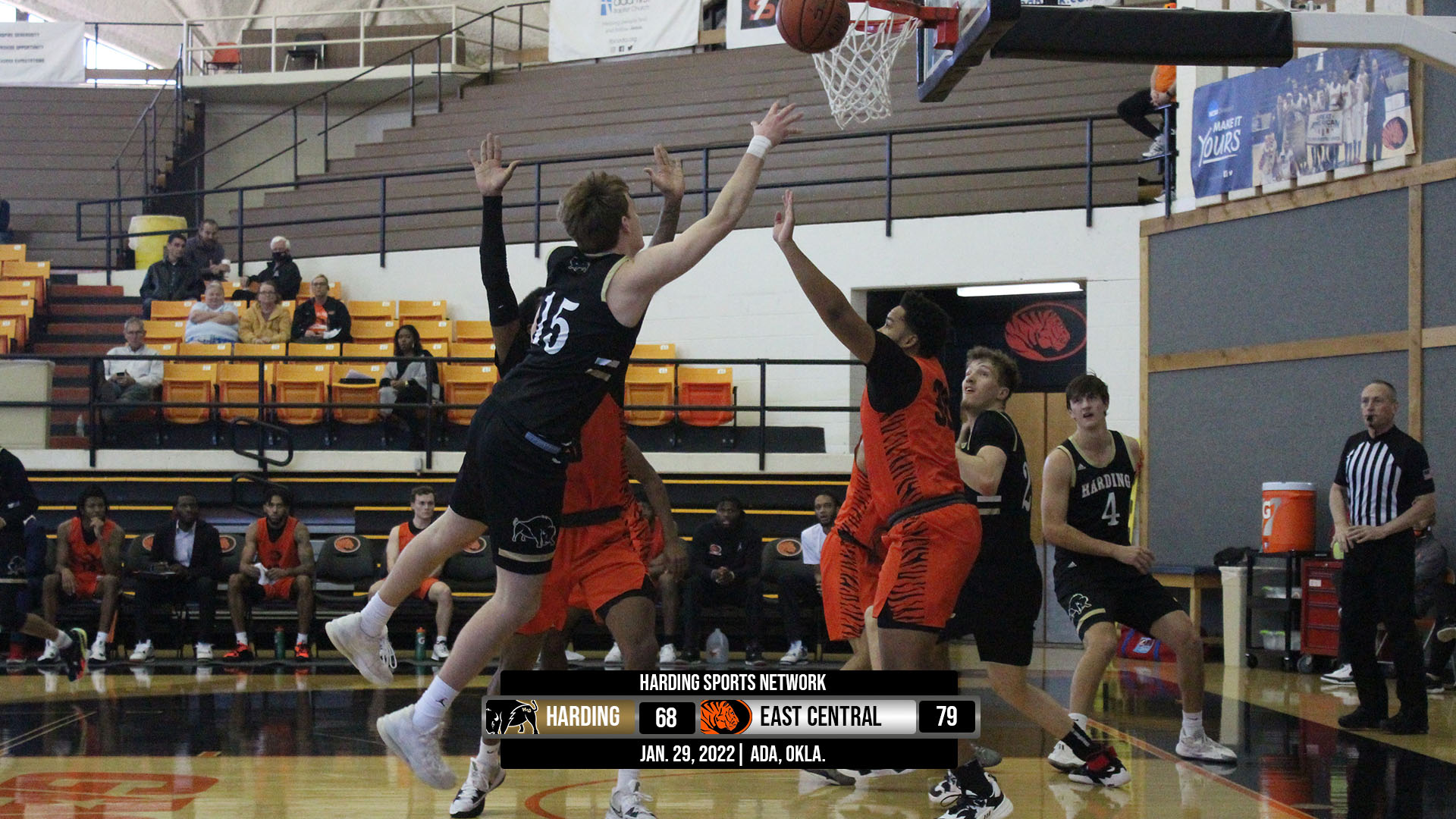 East Central Run Sinks Harding in Ada - Harding University Athletics