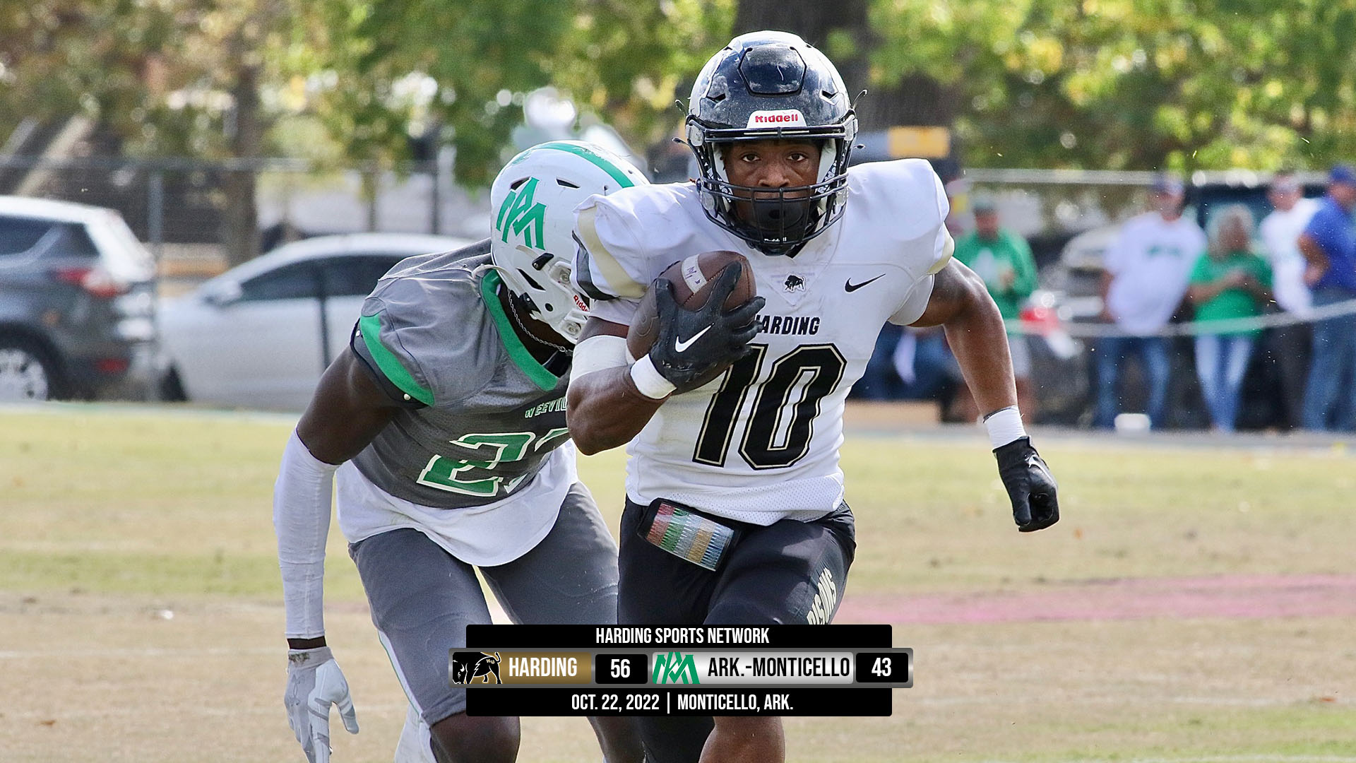No. 23 Harding Posts 56-43 Road Win at UAM - Harding University Athletics