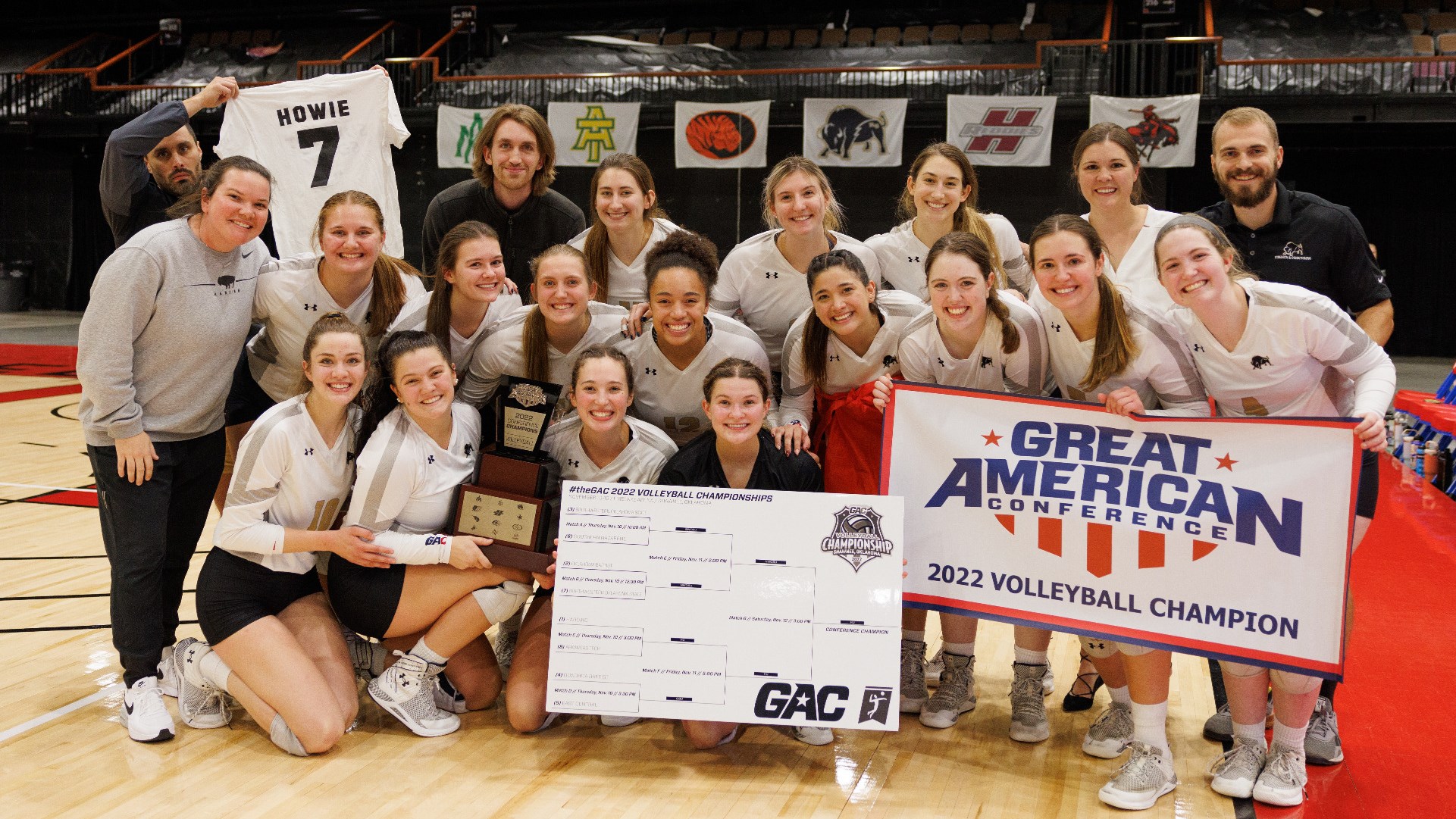 Volleyball Wins Third GAC Tournament Championship Saturday - Harding ...