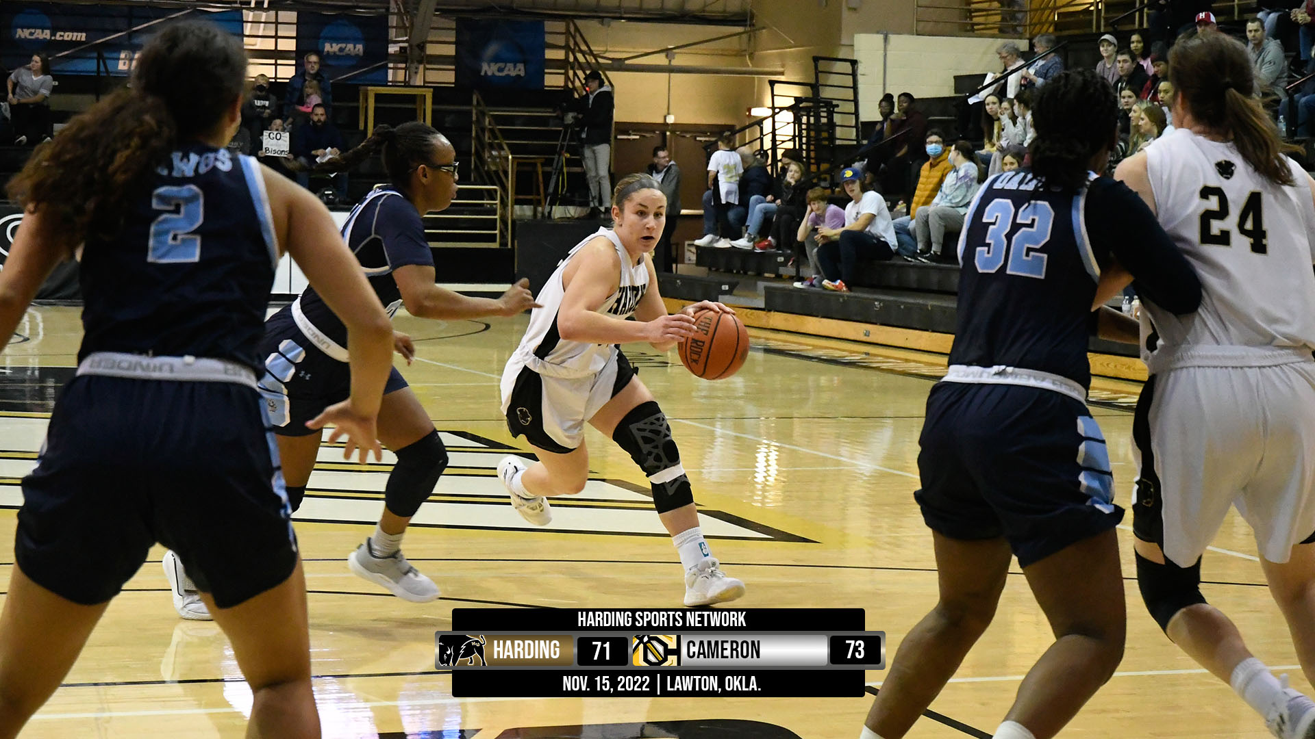 Lady Bisons Lose Late in Oklahoma - Harding University Athletics