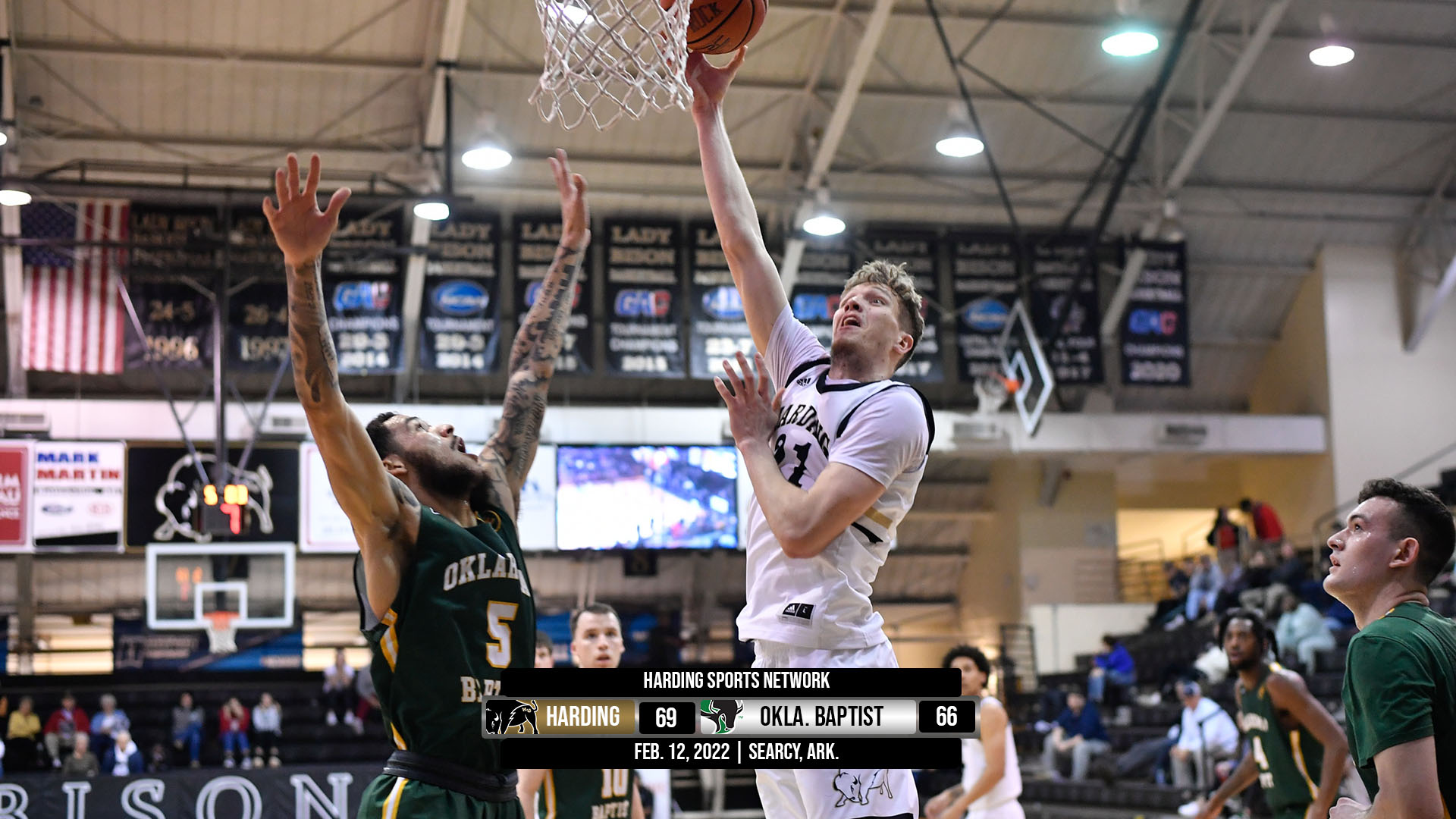 Harding Upsets GAC Leader Oklahoma Baptist - Harding University Athletics