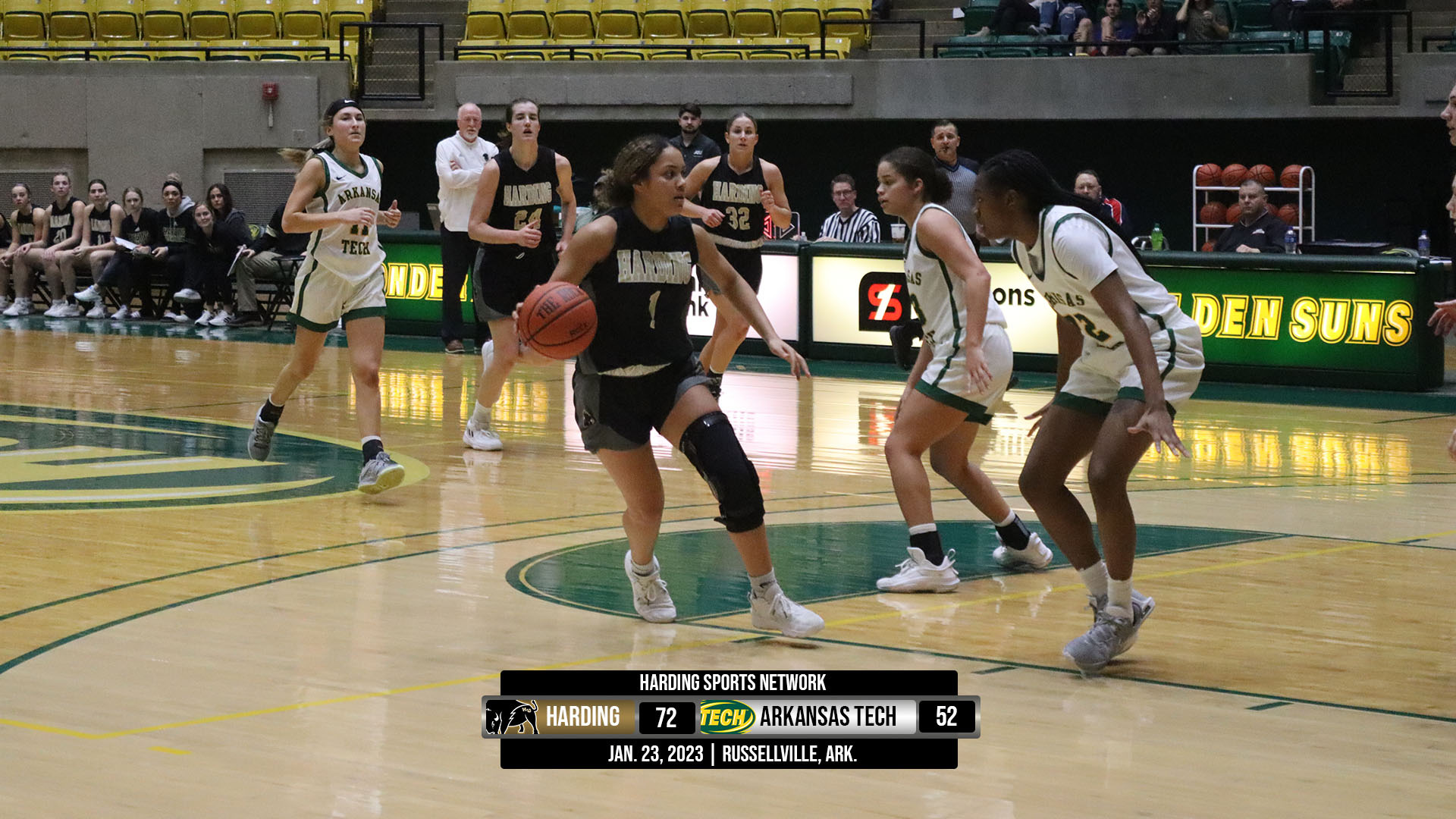 Harding Women's Basketball Pulls Away, Defeats Tech - Harding ...