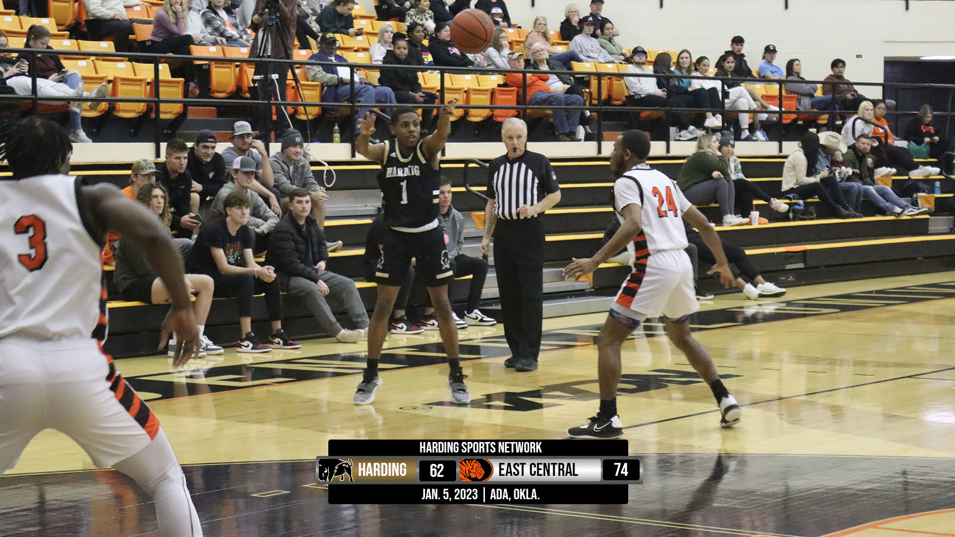 Late Run Lifts East Central over Harding Men's Basketball - Harding ...