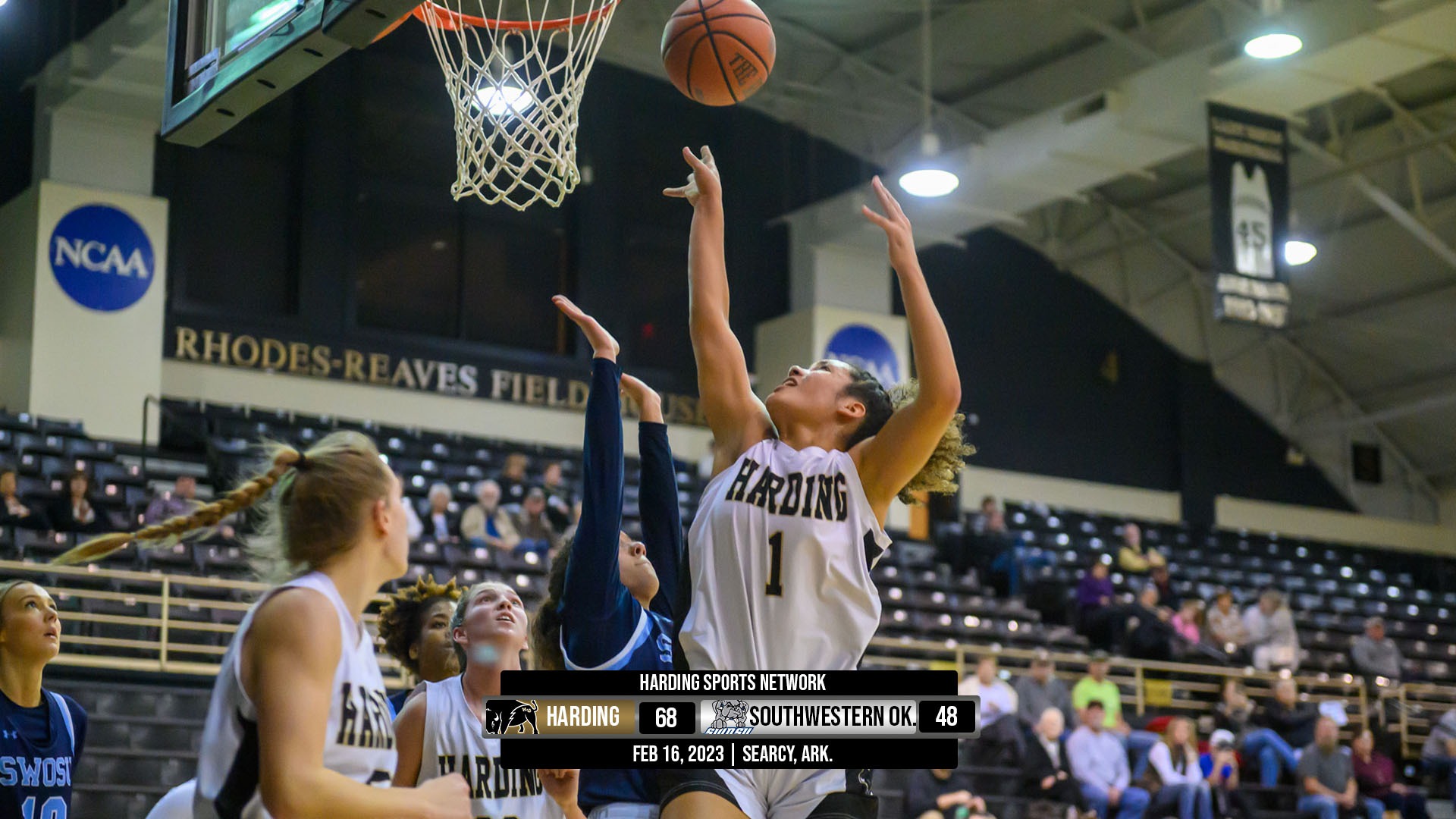 Harding Wins Its 20th by 20; Downs SWOSU 68-48 - Harding University ...