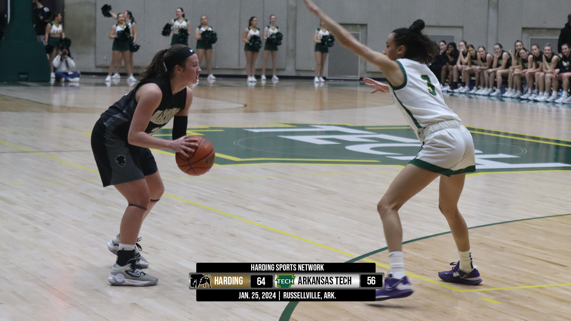 Five Lady Bisons in Double Figures as No. 14 Harding Secures 64-56 Road ...