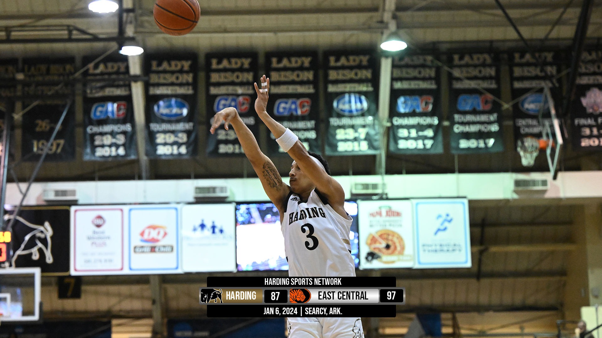 Bisons Fight Back, but East Central Secures 97-87 Victory - Harding ...