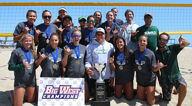 Beach Volleyball Claims Inaugural Big West Championship - University of ...