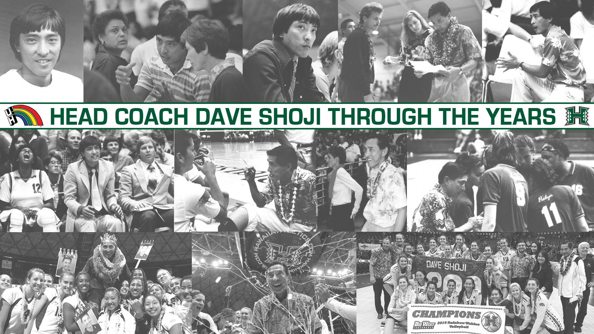 Coach Dave Shoji Through The Years - University of Hawai'i at Manoa ...