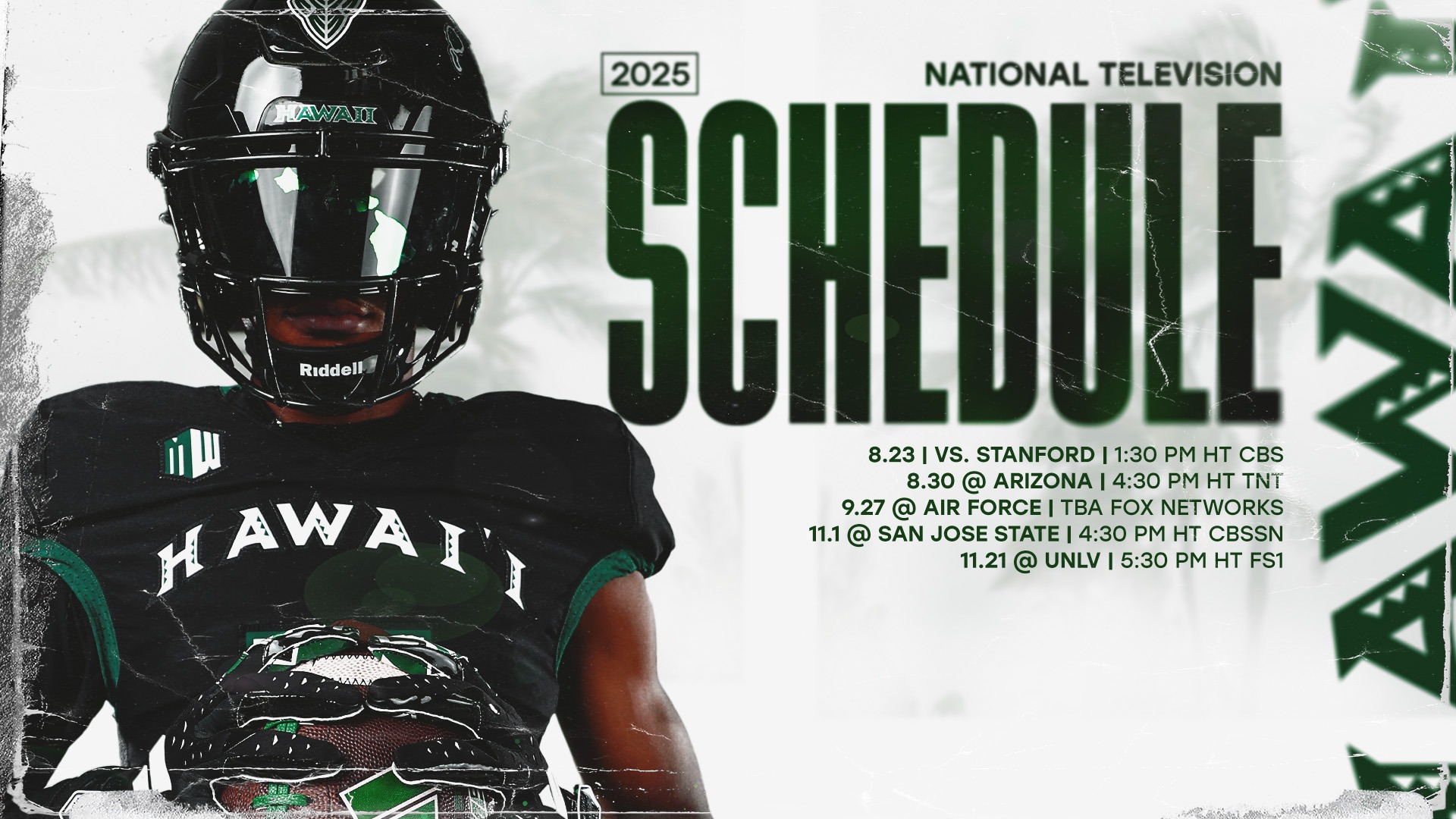 2025 Football Schedule Announced - University of Hawai'i at Manoa Athletics