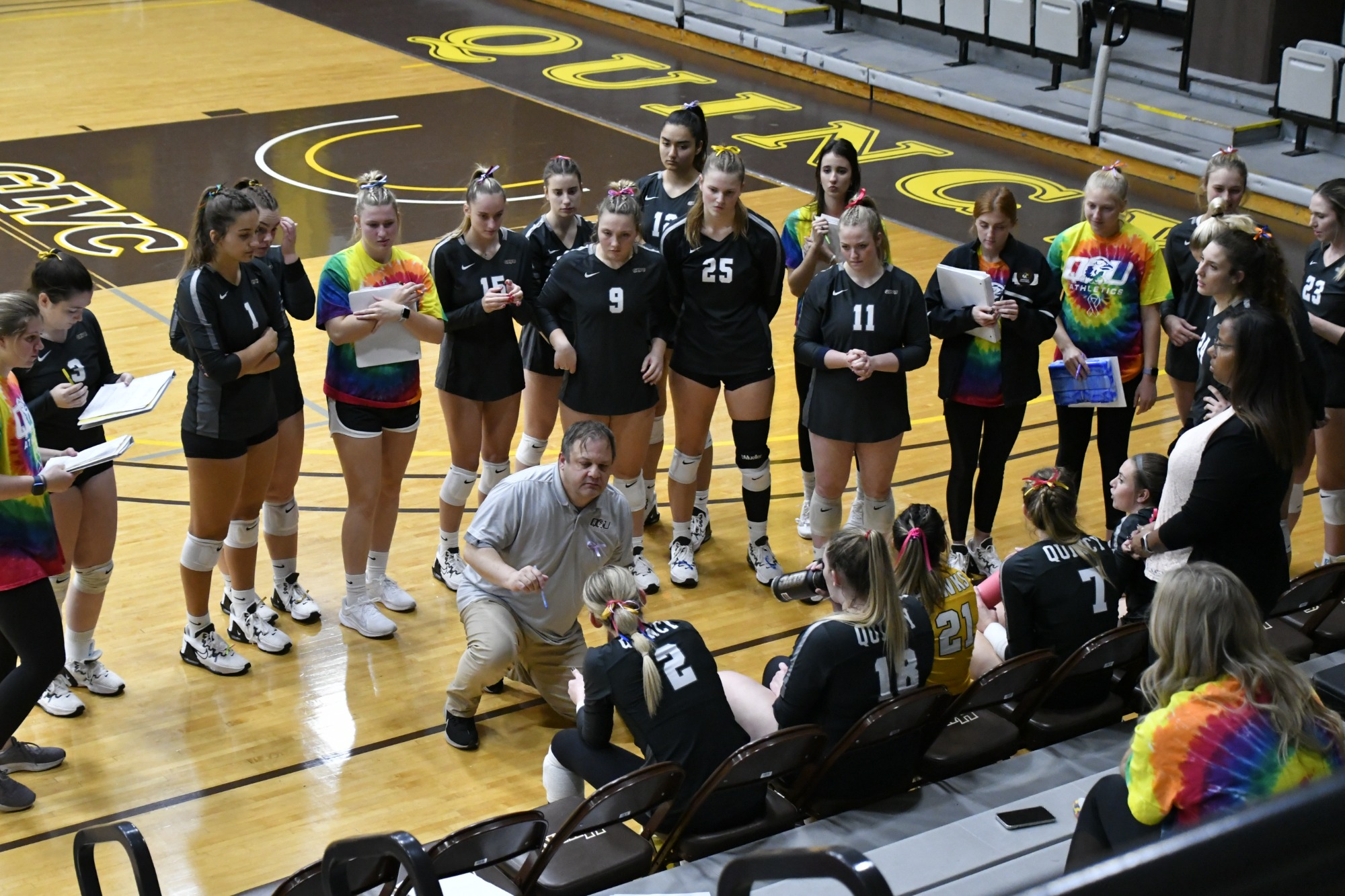 Hawks Notch 15th Sweep of the Season - Quincy University Athletics