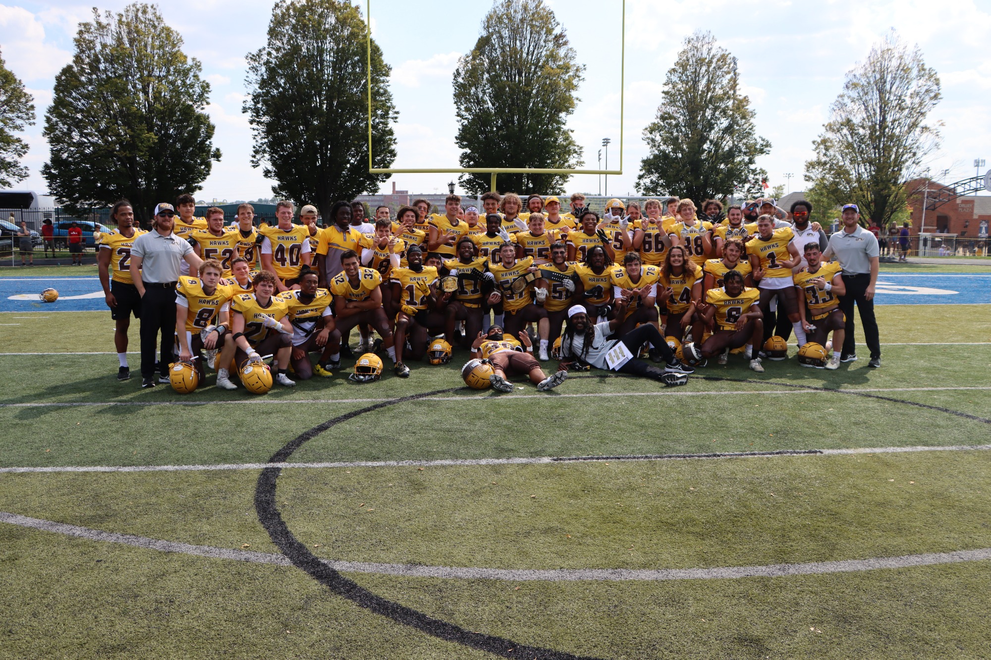 Sprint Football Wins First Game in Program History - Quincy University ...