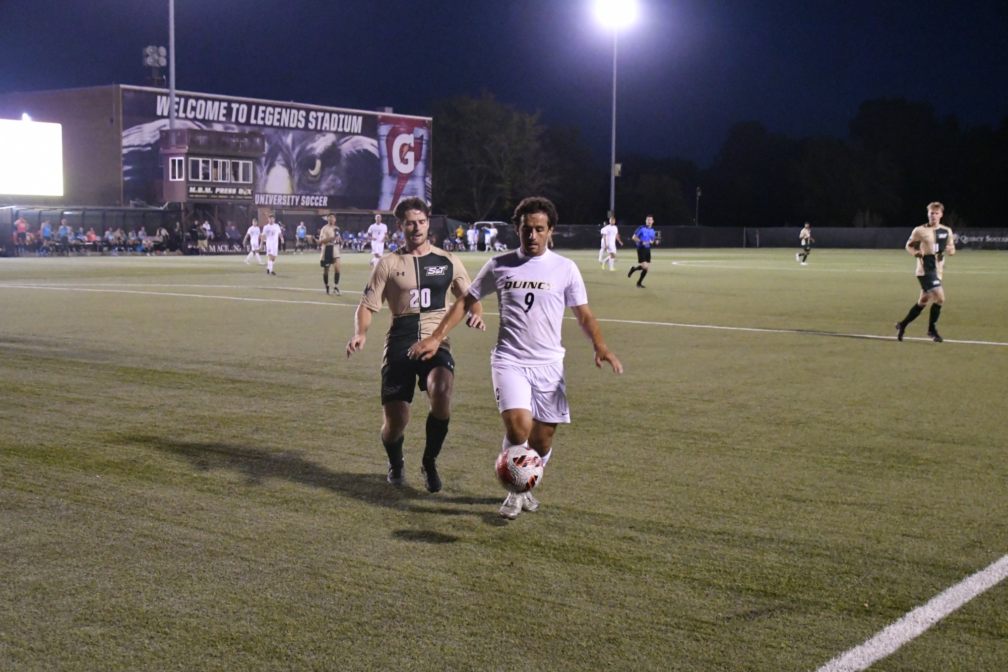 Hawks Strike Early, But Lead Slips Away - Quincy University Athletics