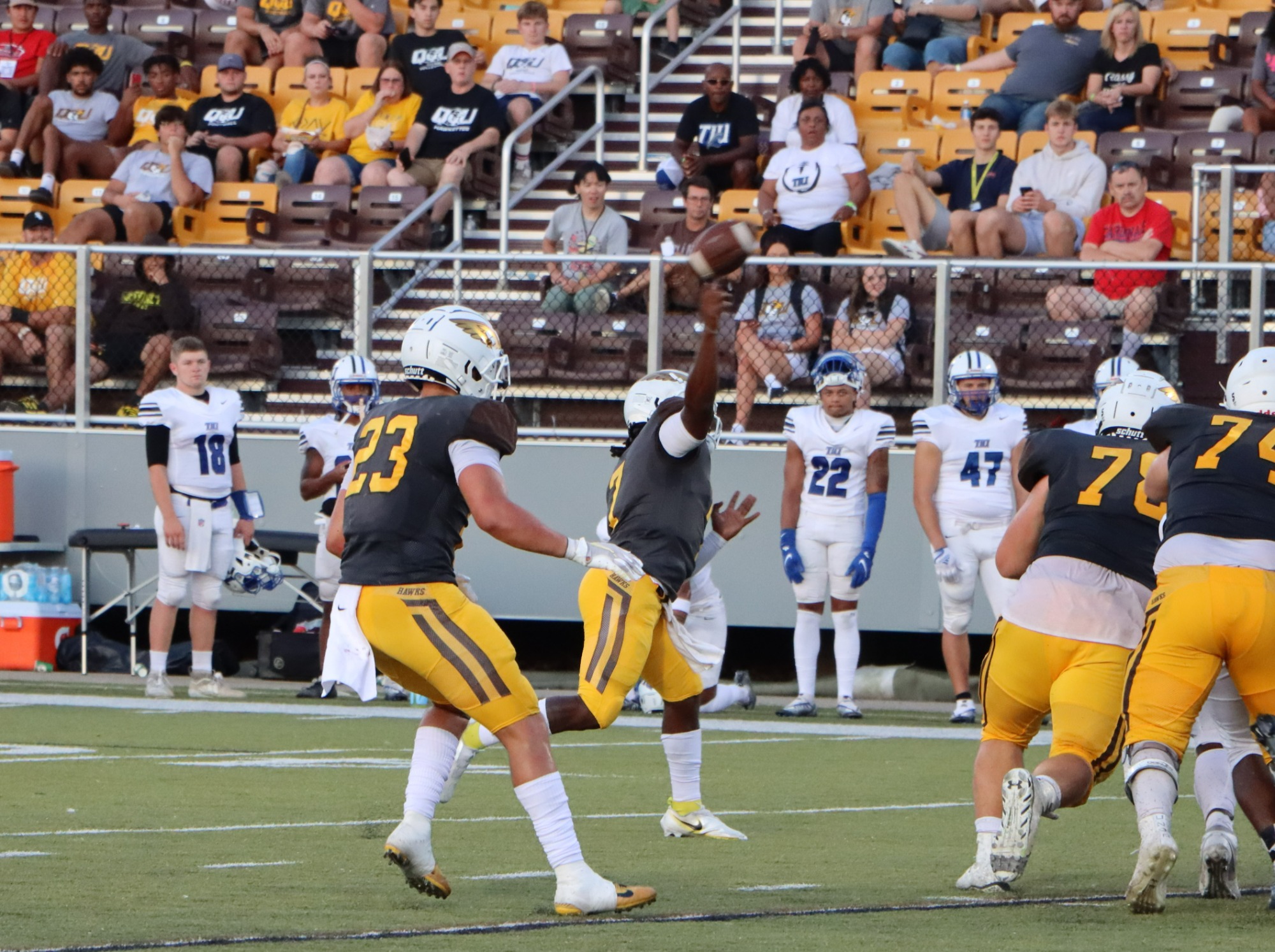 Hawks Bounce Back with Win; Harris Sets School Record - Quincy ...