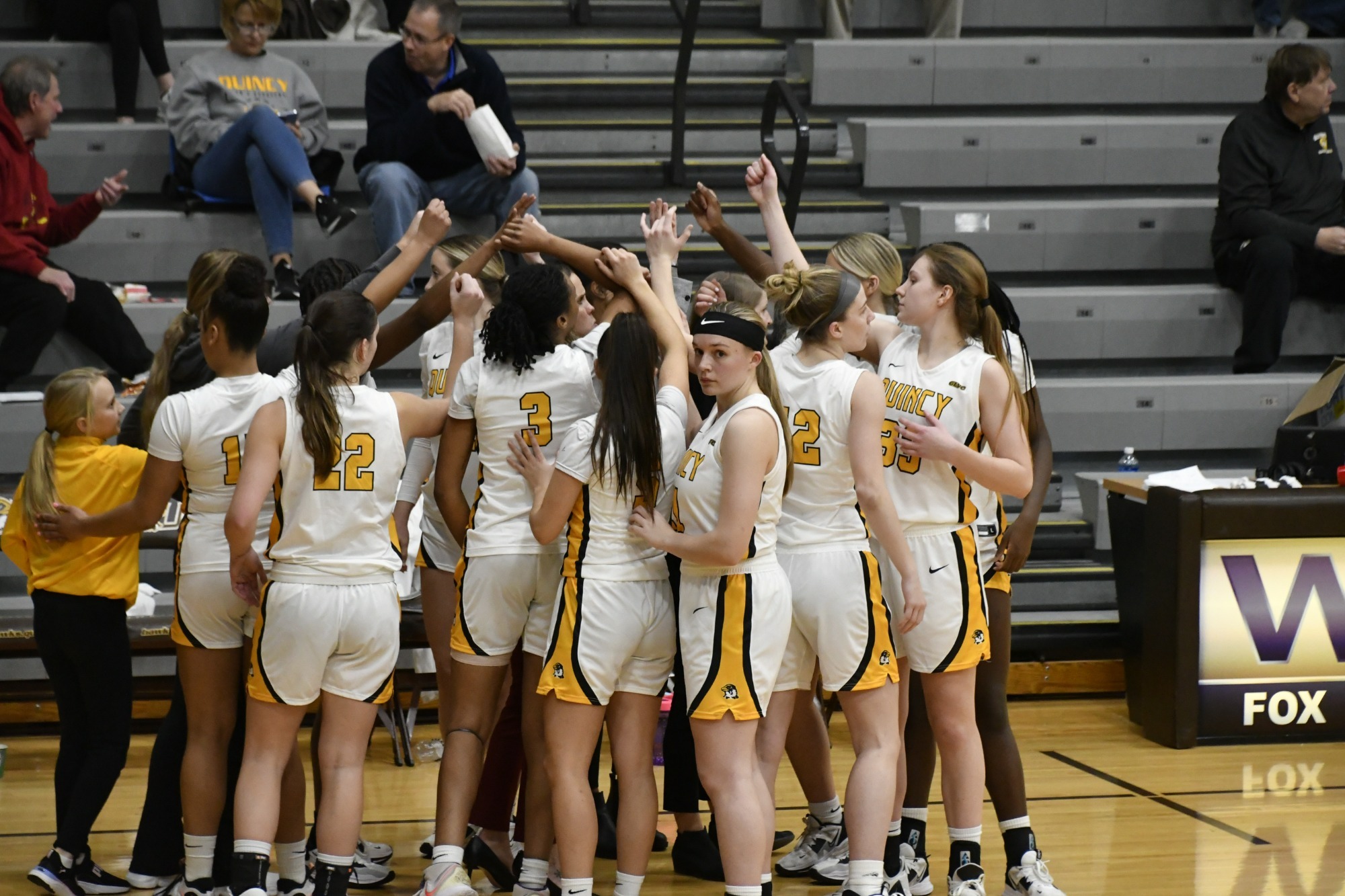 Hawks Let Game Slip Away in Conference Tilt - Quincy University Athletics