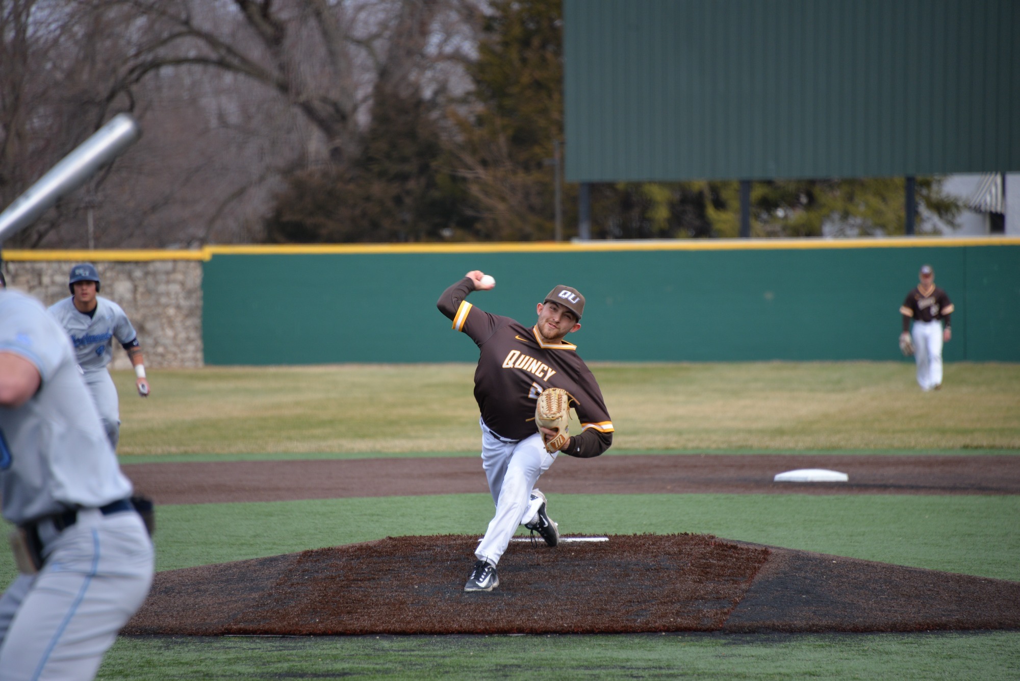 Hawks Sweep Home Opening Doubleheader - Quincy University Athletics