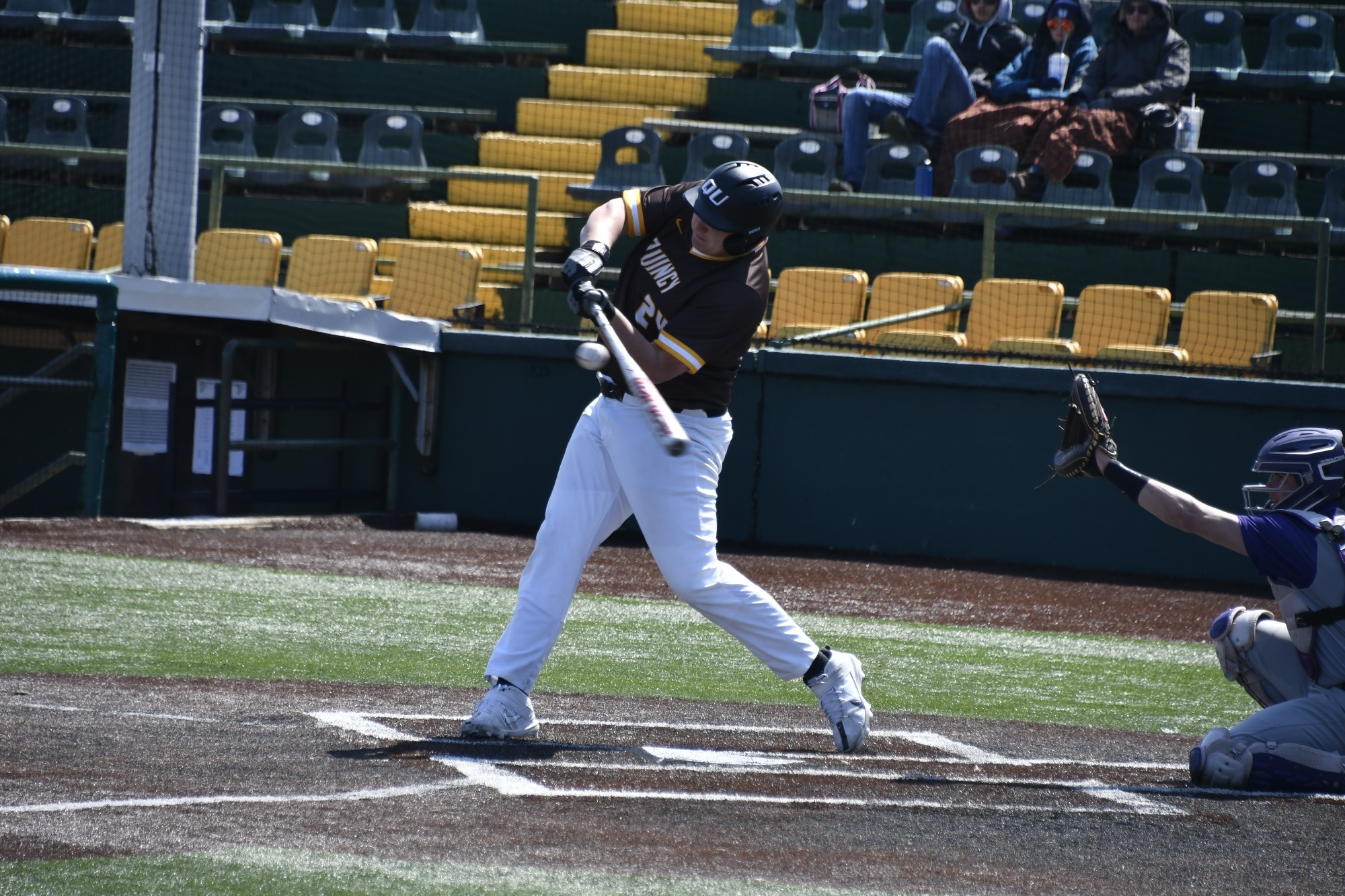 Hawks Split Top 25 Matchup with UIS - Quincy University Athletics