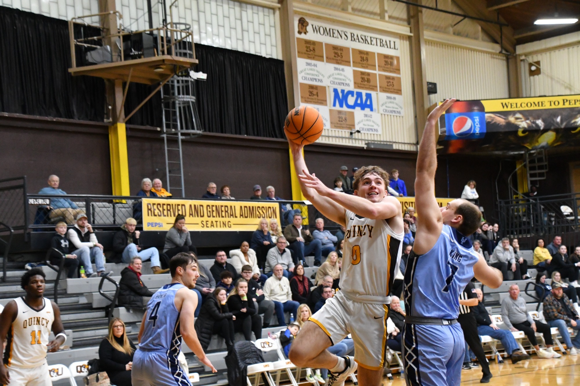 Hawks Topped by Peacocks - Quincy University Athletics