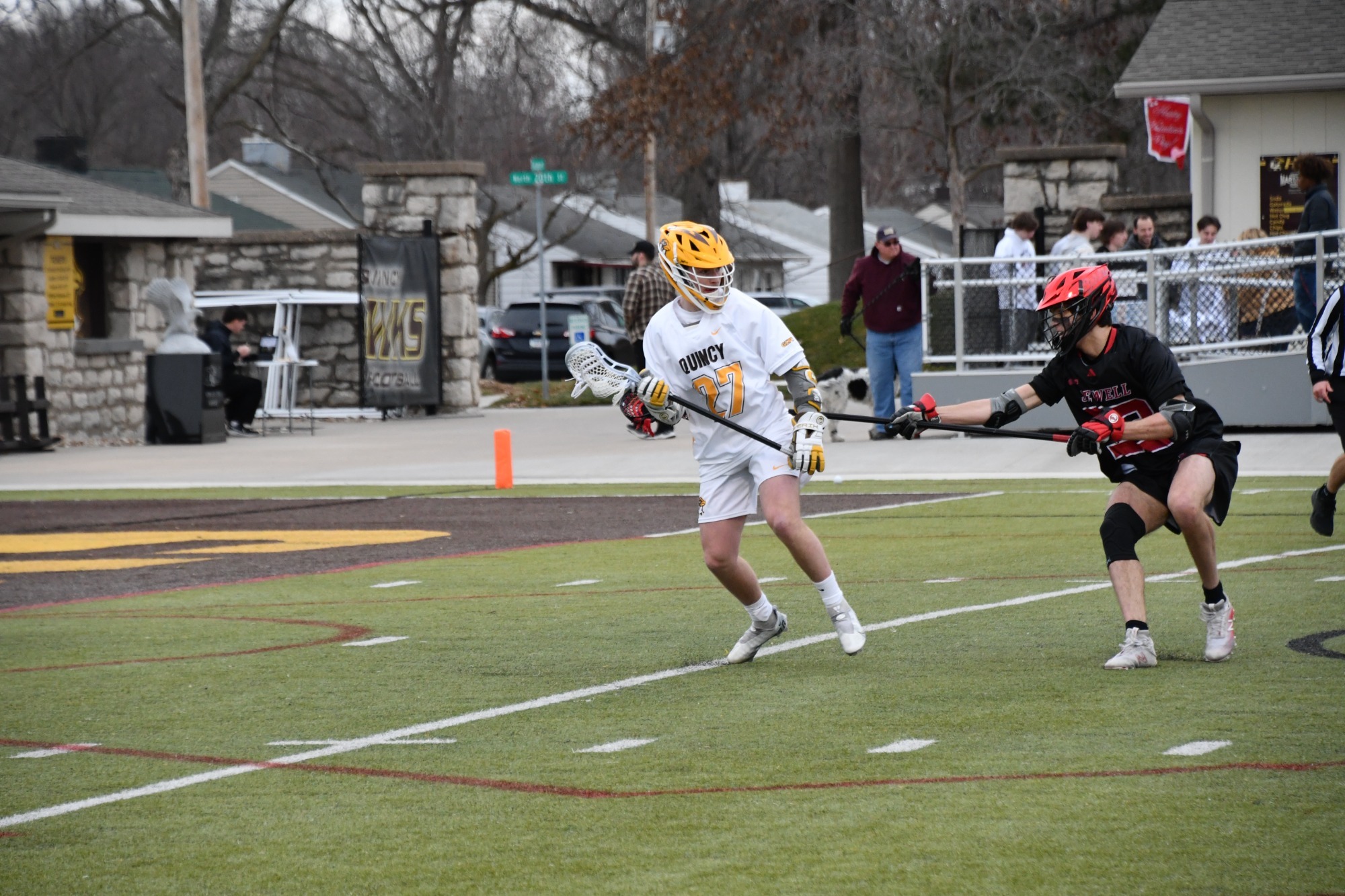 Hawks Clipped by Fighting Knights - Quincy University Athletics