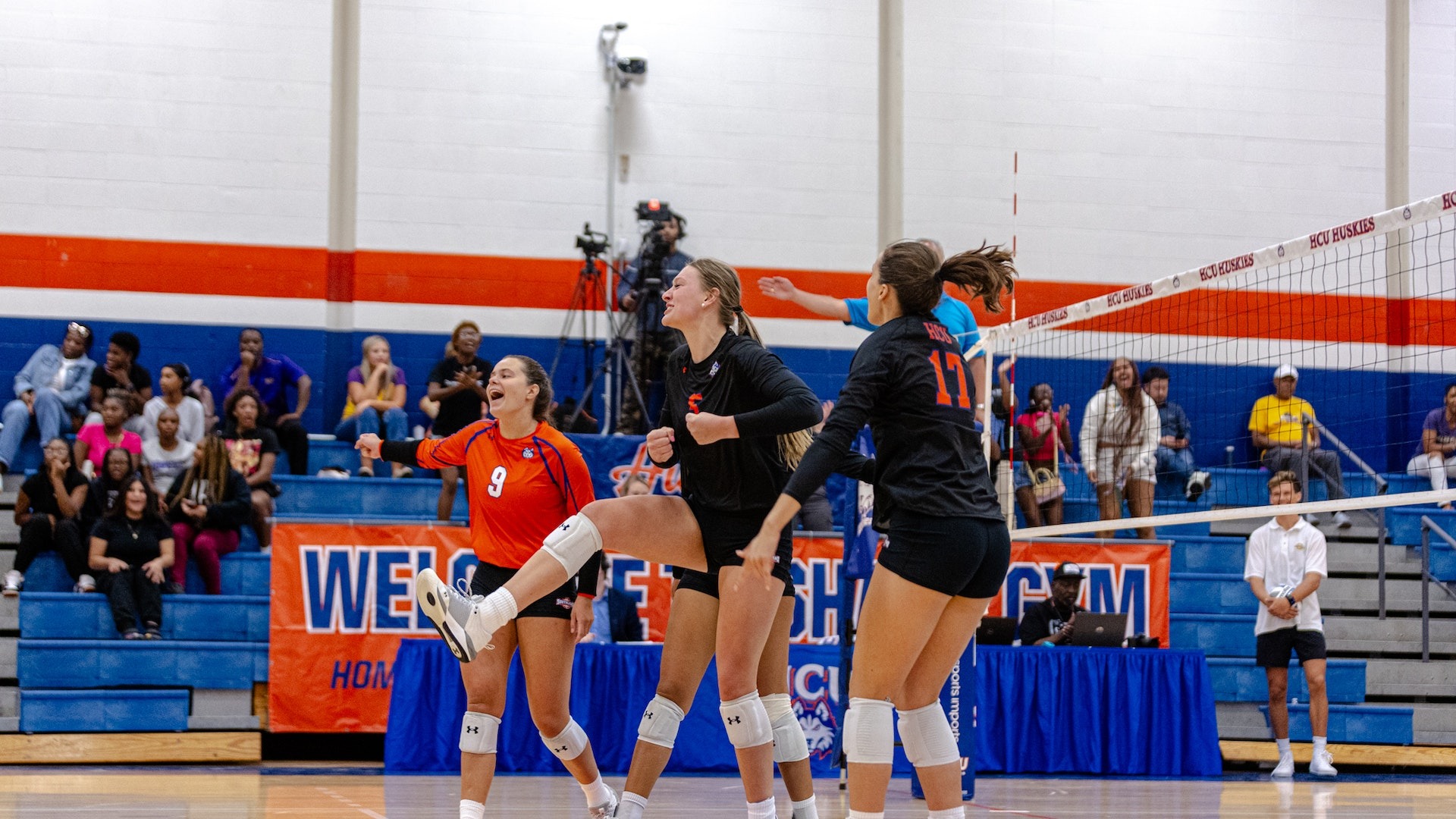 VB: Huskies Sweep Rival Lamar in Sharp Gym - Houston Christian ...