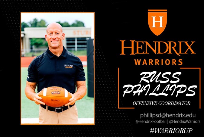 Coach Russ Phillips Named Offensive Coordinator for Warriors - Hendrix ...