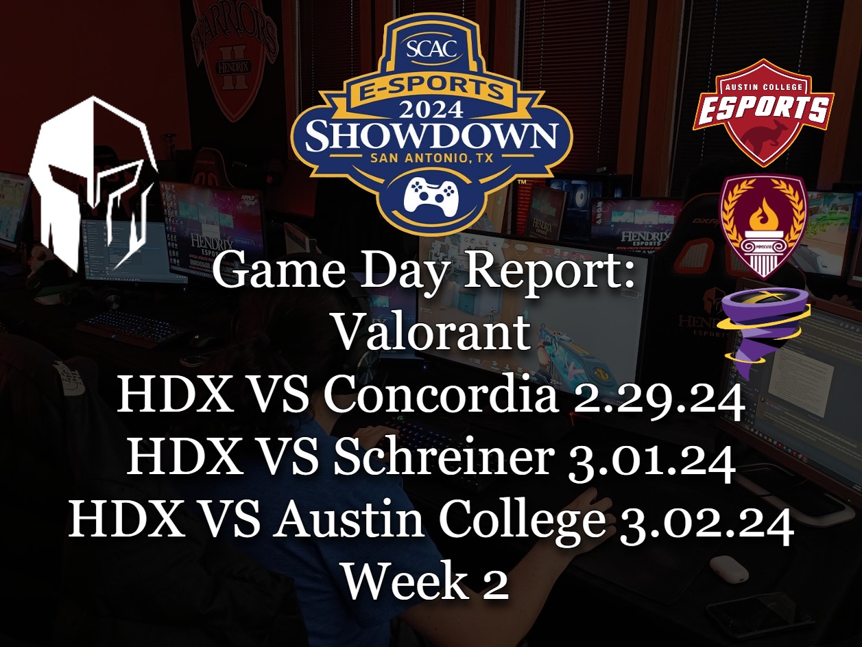 Esports Gameday Report: Valorant - Hendrix College Athletics