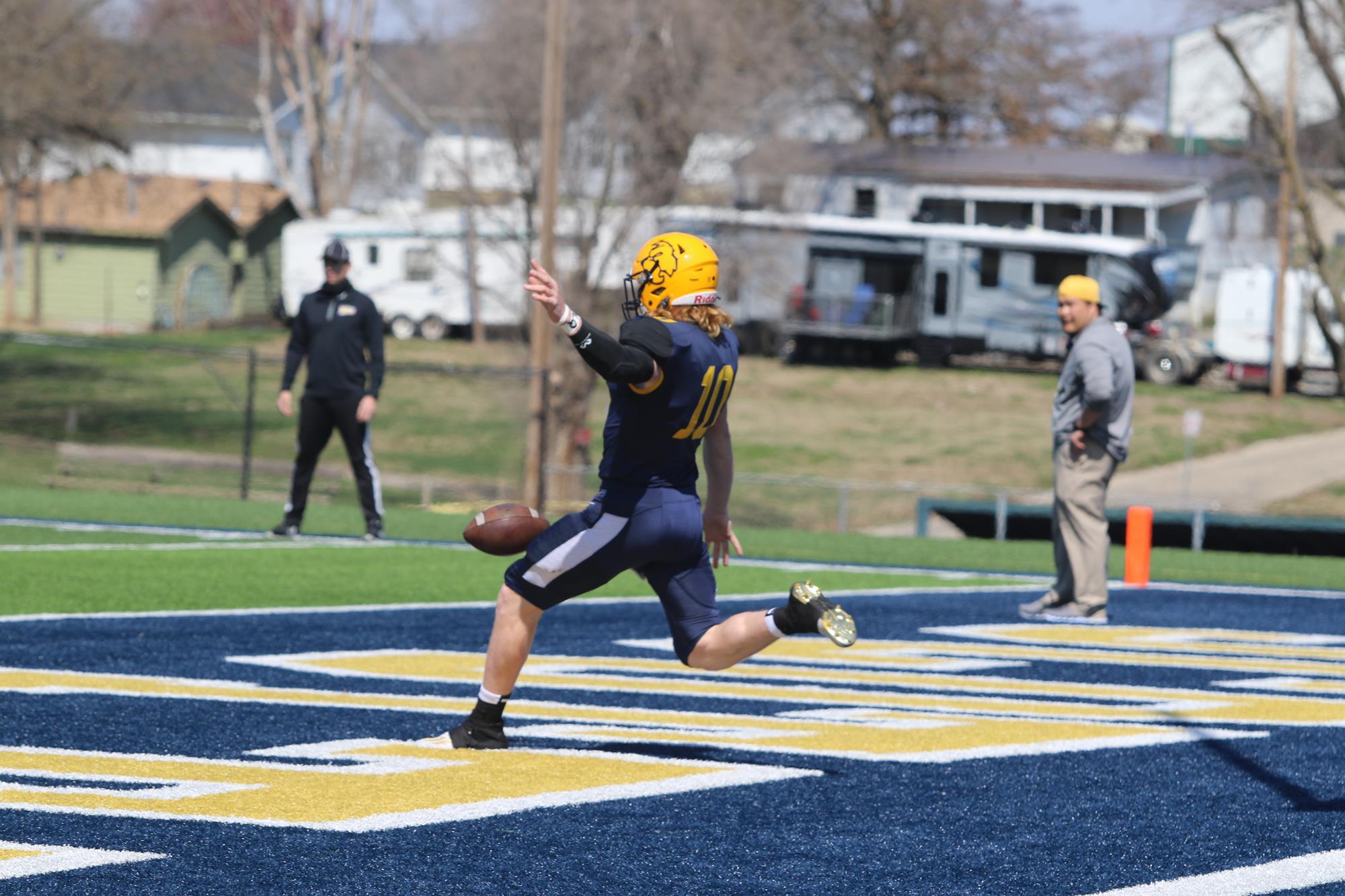 Highland Football Falls Short in Conference Battle - Highland Community ...