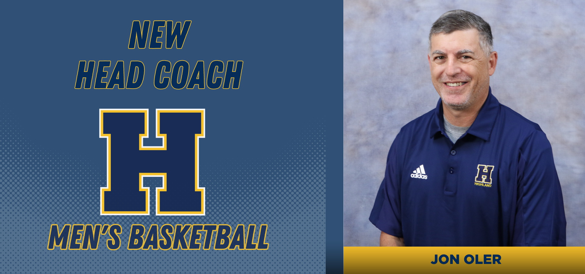 Jon Oler Named New Head Men's Basketball Coach - Highland Community ...