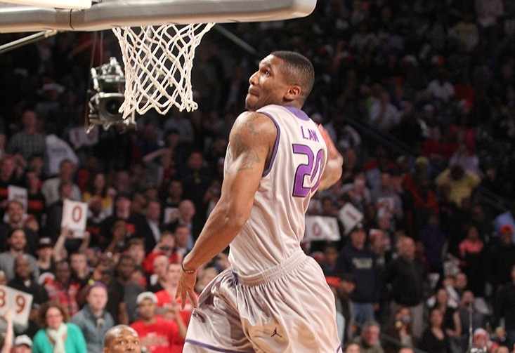 Corey Law competes in Slam Dunk Championship on ESPN - High Point ...