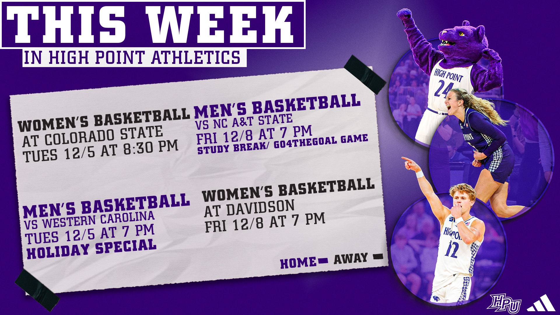 This Week in HPU Athletics (12/4-10) - High Point University Athletics